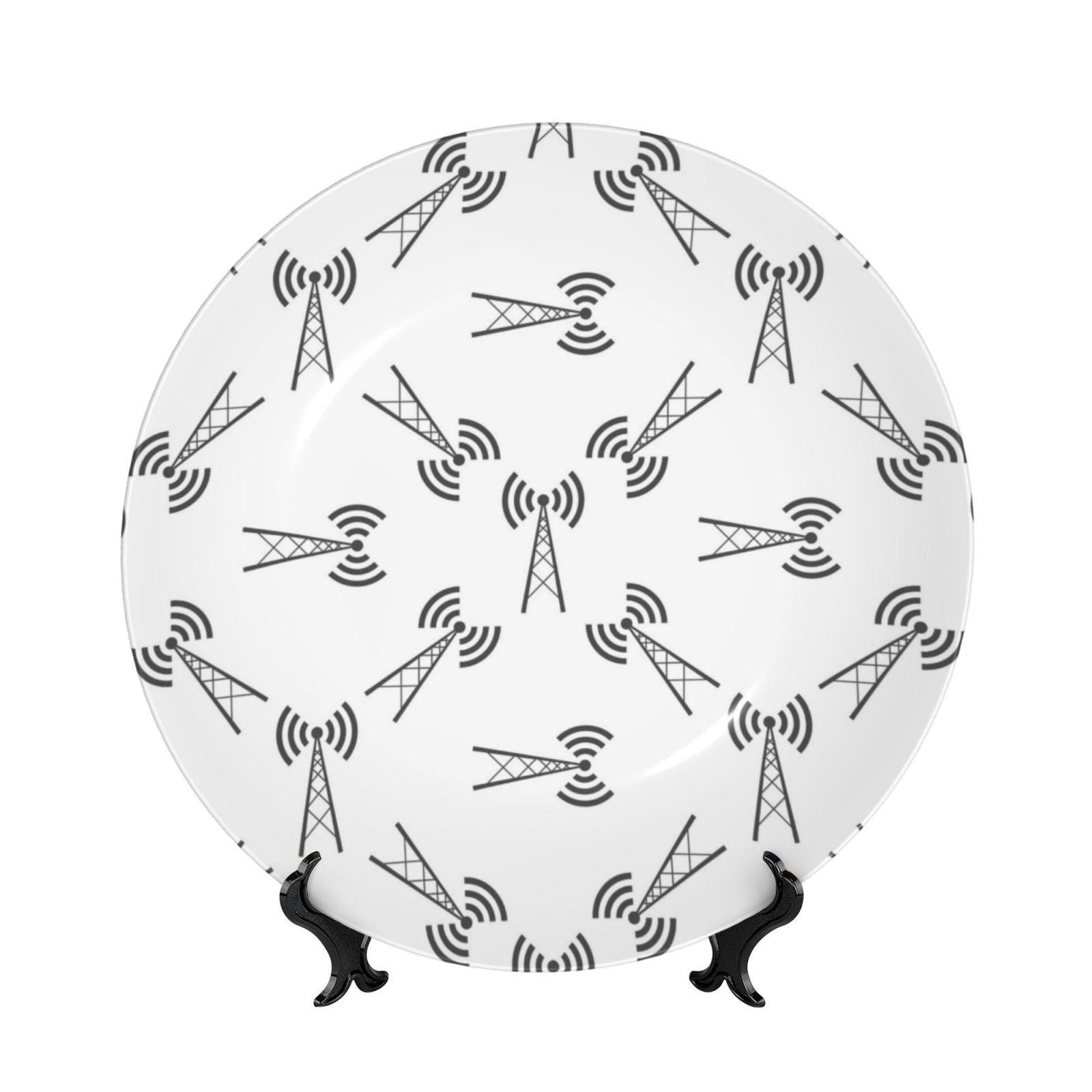 Coaee Antenna Icon for Bone China Decorative Plate Decorative Plate for ...