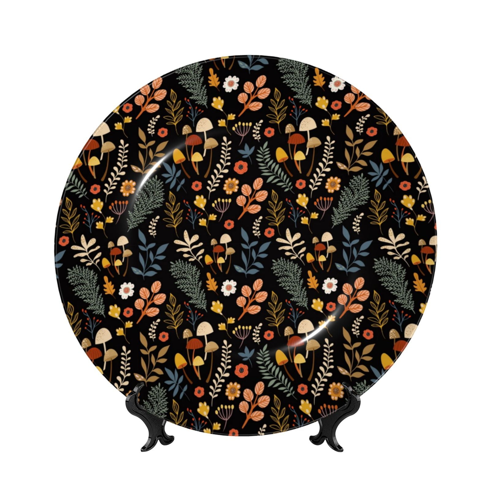 Coaee Autumn Floral for Bone China Decorative Plate Decorative Plate ...
