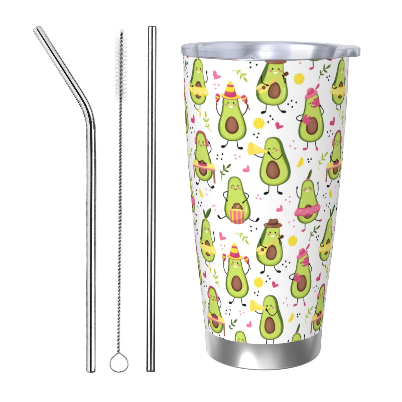 Coaee Avocado Playing Music for 20oz Insulated Kettle Water Bottle For ...