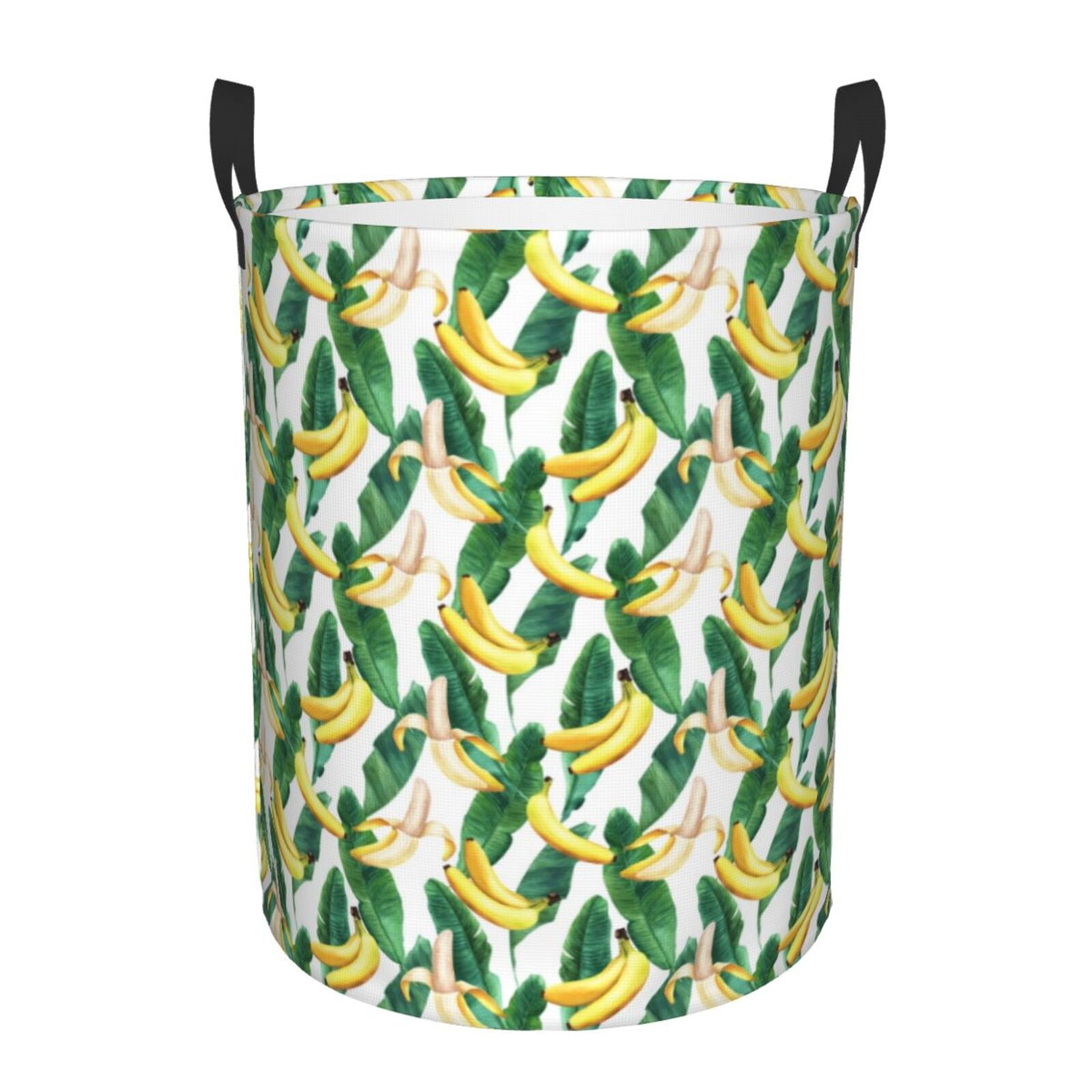 Coaee Banana Tree Leaves for Laundry Basket with Handle, Clothes Hamper ...