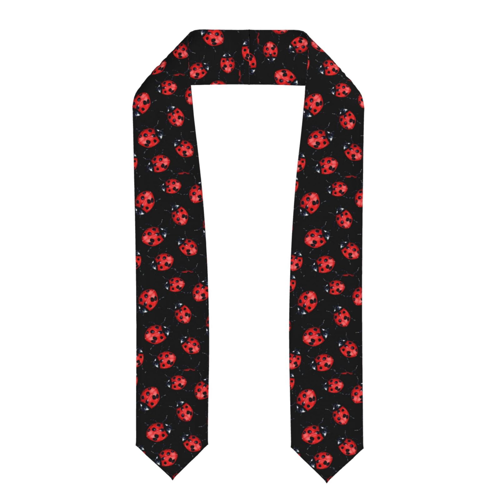 Coaee Beautiful Red Ladybug Graduation Stole, Unisex, 72" Long ...