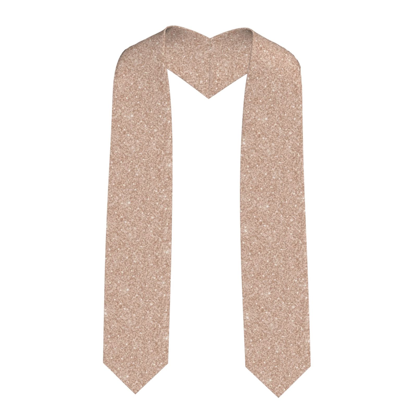 Coaee Beige Sparkling Glitter Graduation Stole, Unisex, 72" Long ...