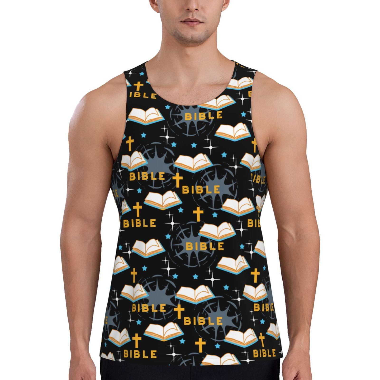 Coaee Bible for Men's Workout Tank Top, Men's Tank Top Sleeveless ...