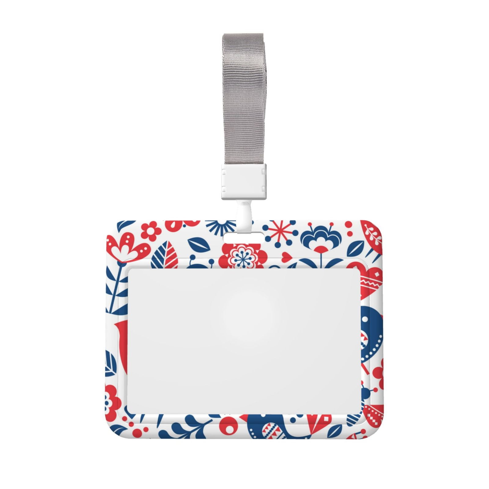 Coaee Birds Flowers for Card Badge Holder Soft Waterproof Card ...