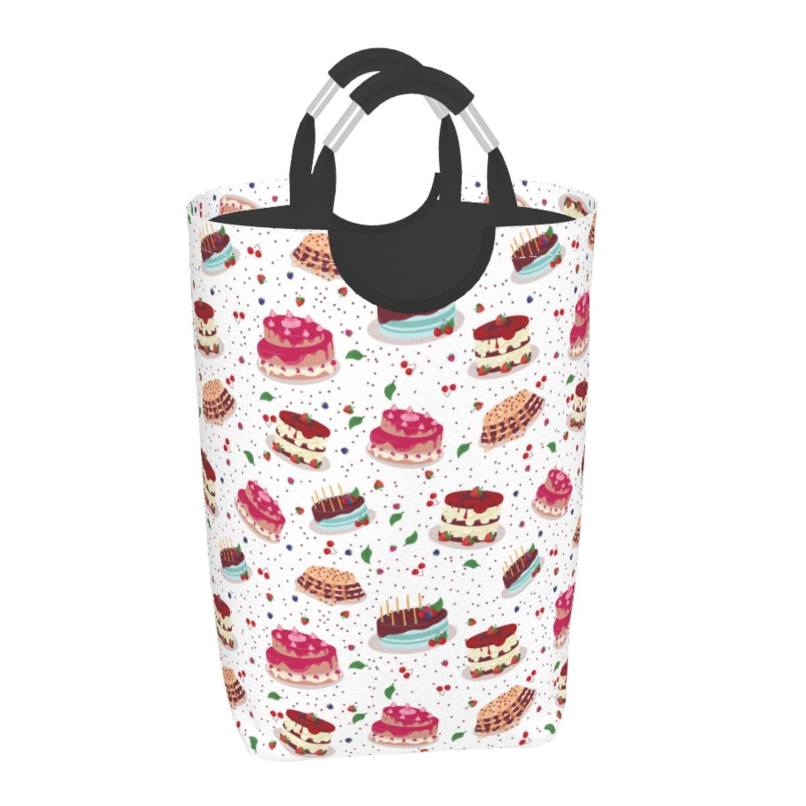 Coaee Birthday Cake for 50L Laundry Baskets with Handles, Collapsible ...