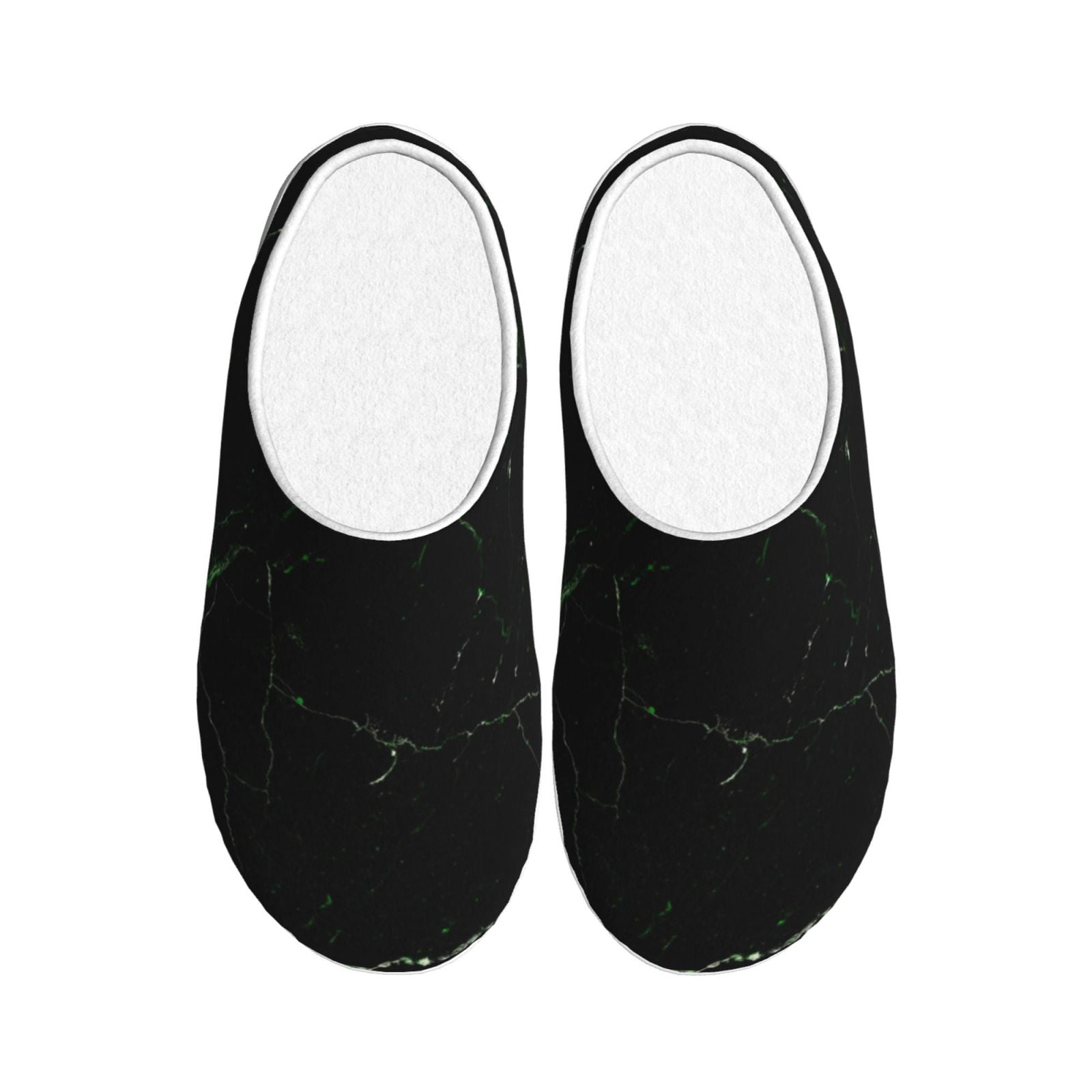 Coaee Black Marble for Mens Slippers Indoor Slip On Shoes Slippers for ...