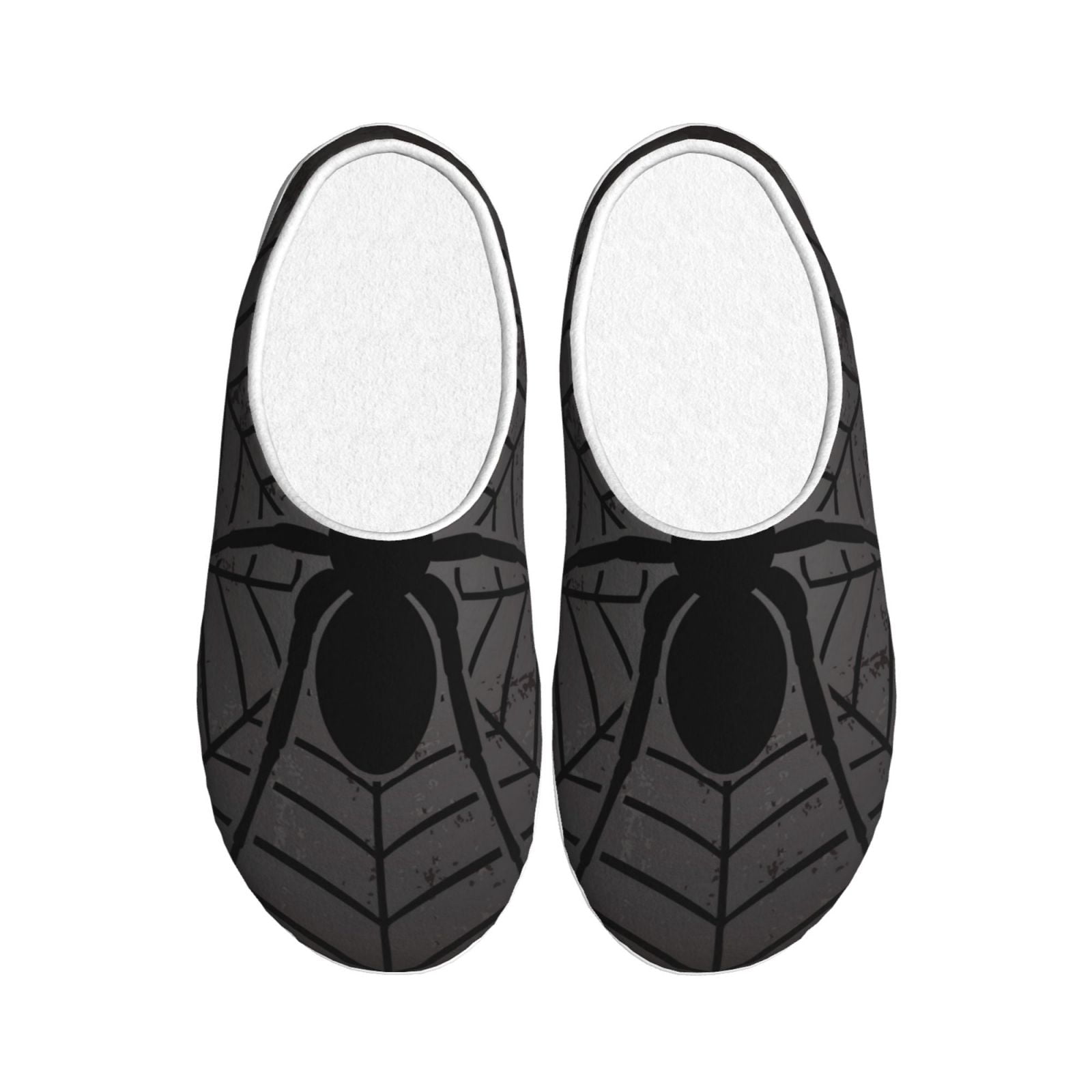 Coaee Black Spider On Web 1 for Mens Slippers Indoor Slip On Shoes ...