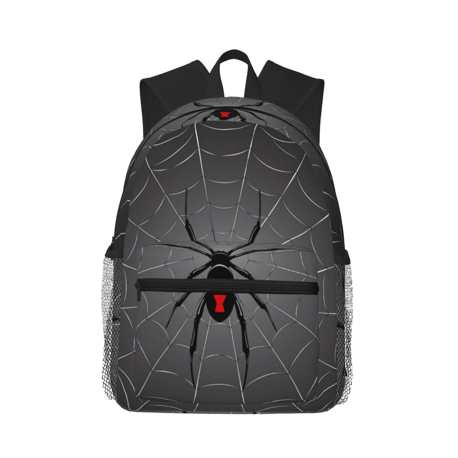 Coaee Black Spider On Web for Classical Basic Travel Backpack ...