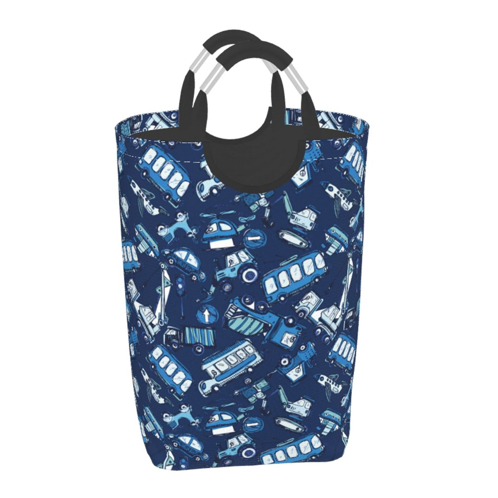 Coaee Blue Bus for 50L Laundry Baskets with Handles, Collapsible ...
