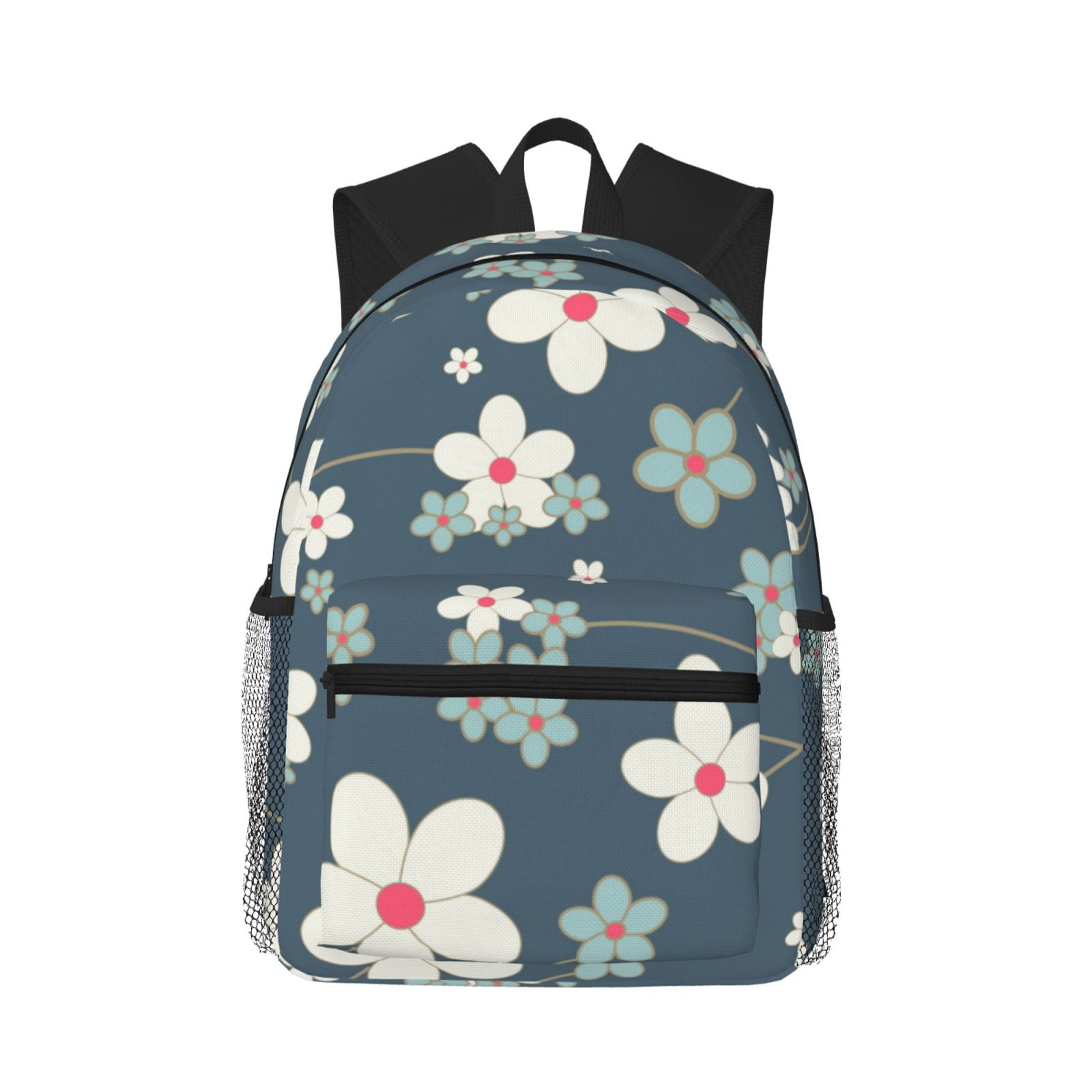 Coaee Blue Flower Light Casual Backpack Daily use backpack Backpack for ...