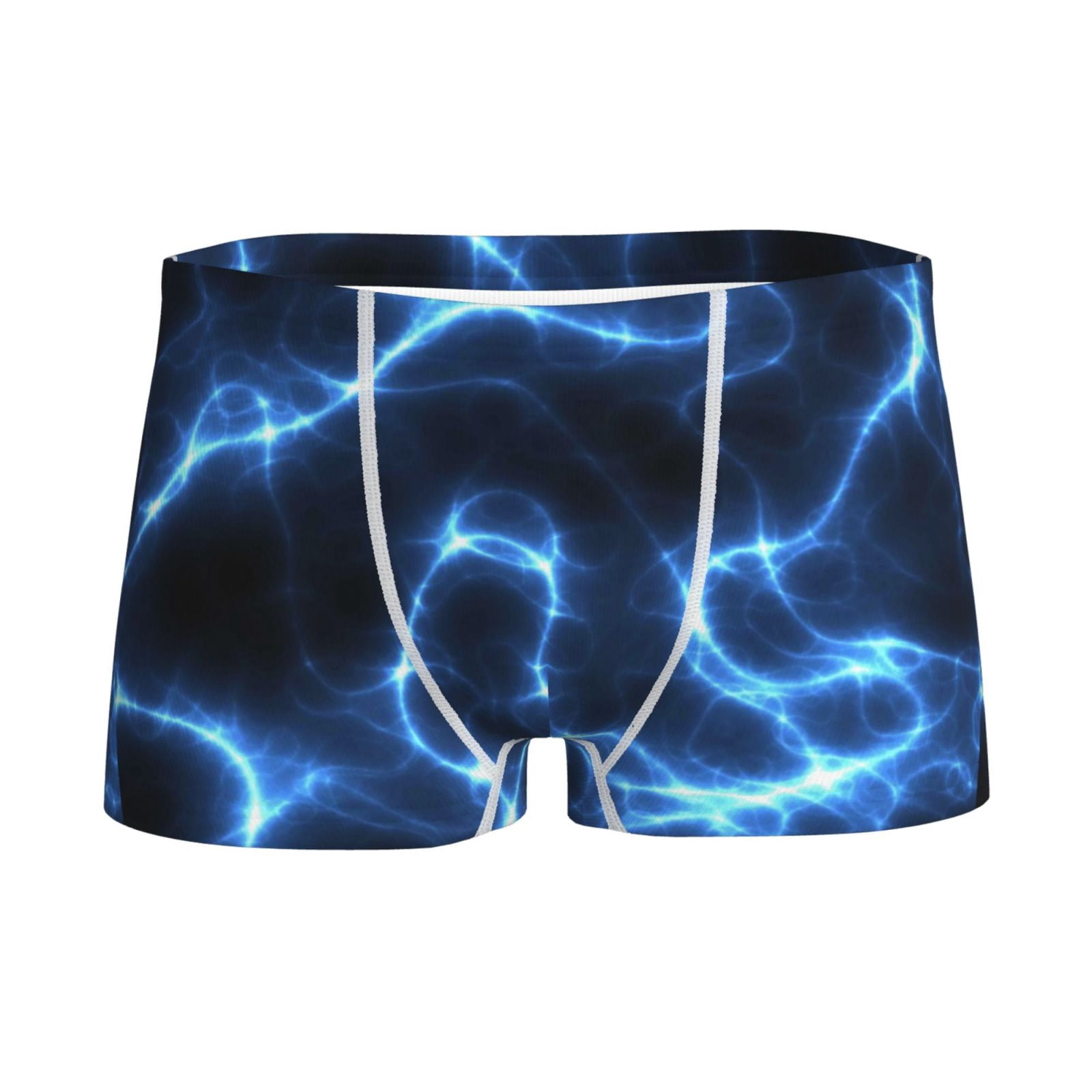 Coaee Blue Lightning Boy's Cotton Boxer Briefs Soft and Breathable for ...