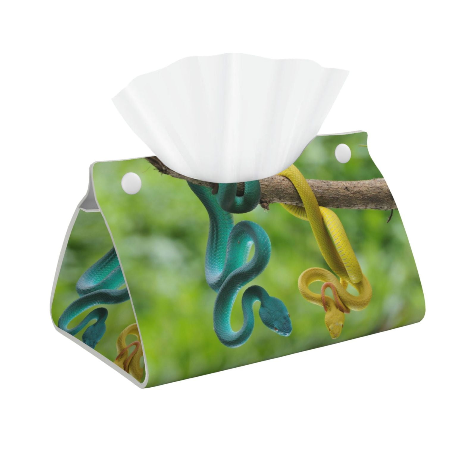 Coaee Blue Viper And Yellow Viper Snake for Large Tissue Box Cover ...