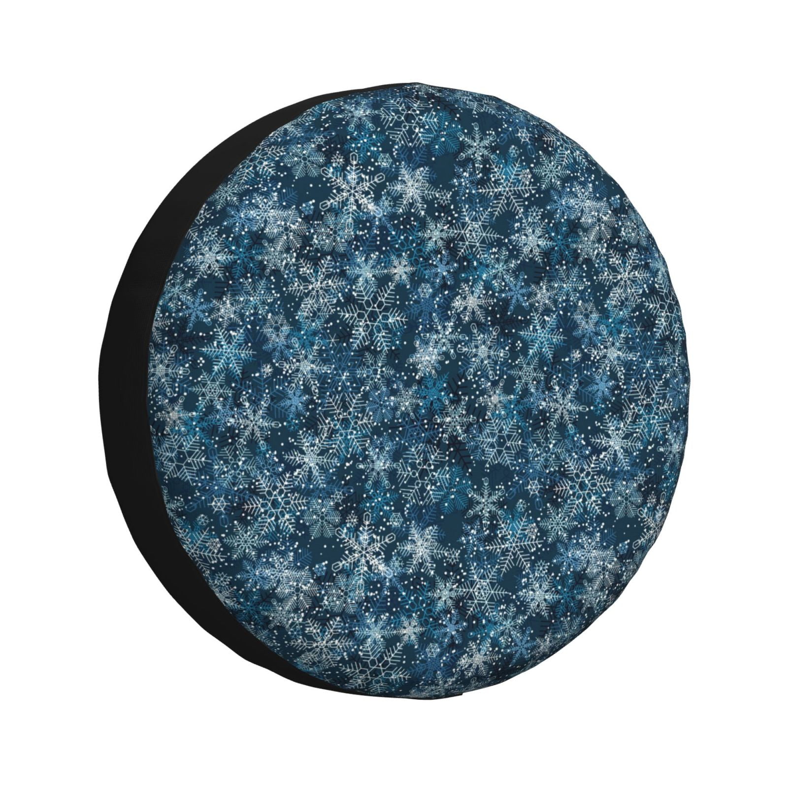 Coaee Blue and White Gradient Snowflake for Tire Cover,Car Tire Tust ...