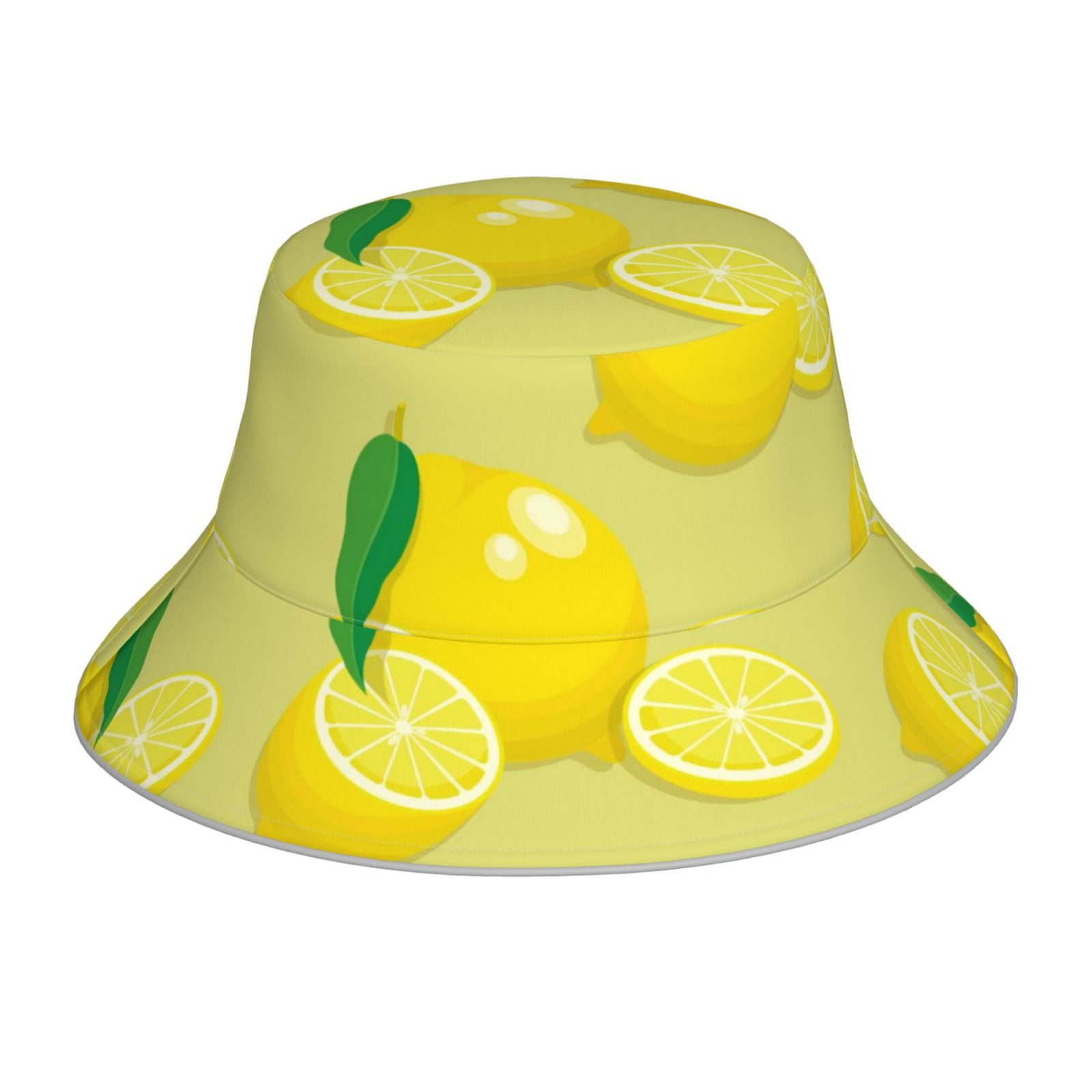 Coaee Bright Lemons Double-Sided Reflective Strip Sun Hat Bucket Hat ...