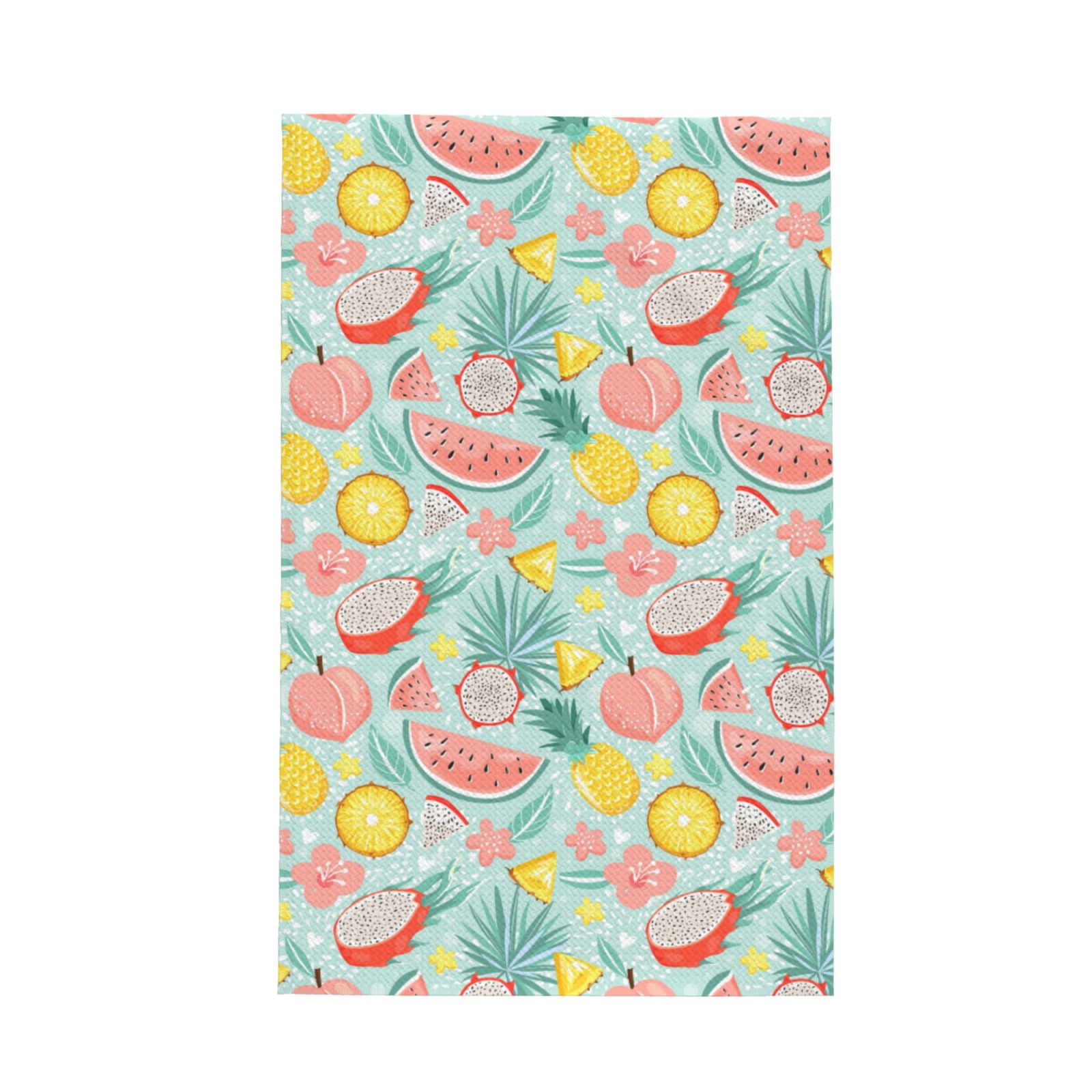 Coaee Bright Peach for Waffle Towels Dish Towels for Kitchen Kitchen ...