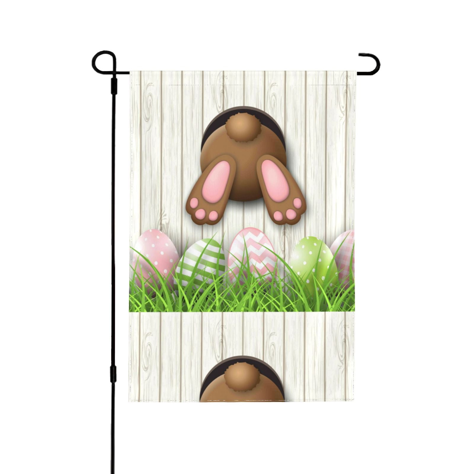 Coaee Brown Bunny Double Sided Garden Flag, Weather Resistant Yard Flag ...