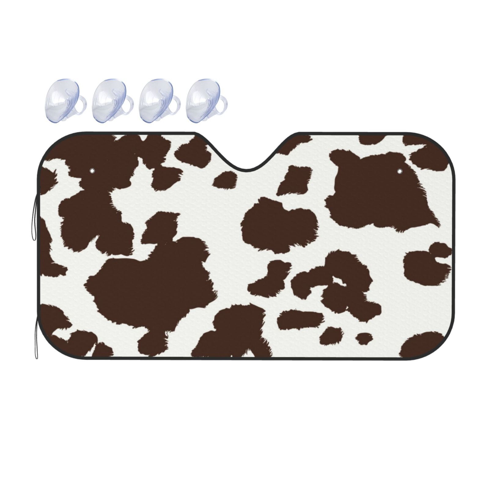 Coaee Brown Cow for Car Sunshade Windshield Sun Shade Reflect UV Sun ...