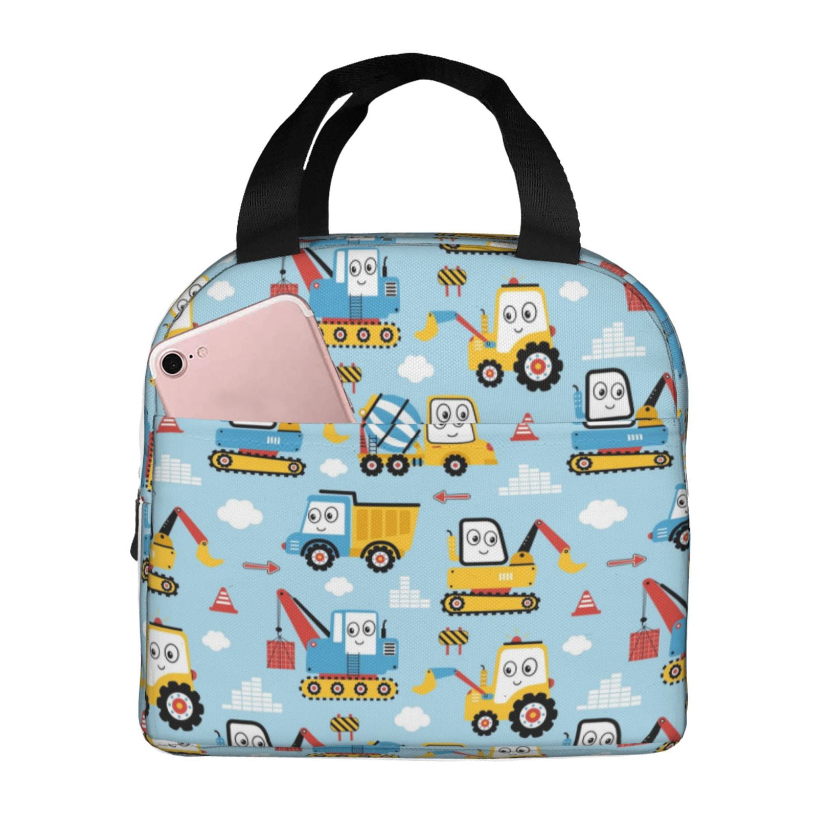 Coaee Building Truck for Reusable Thermal Soft Leakproof Lunch Box for ...