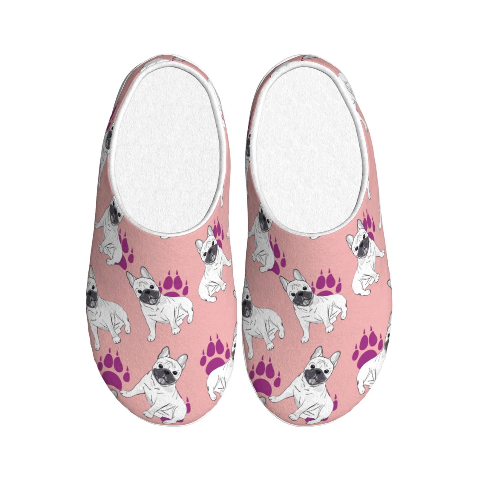 Coaee Bulldog for Mens Slippers Indoor Slip On Shoes Slippers for Women ...