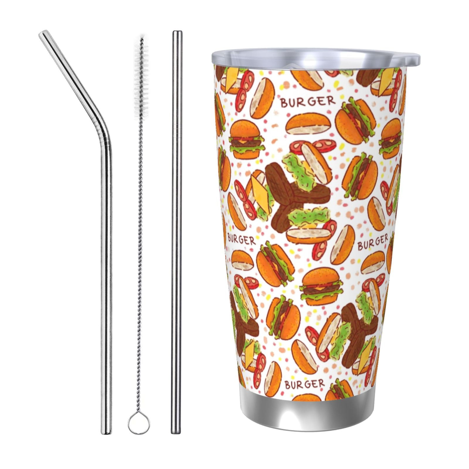 Coaee Burger for 20oz Insulated Kettle Water Bottle For Running Hiking ...