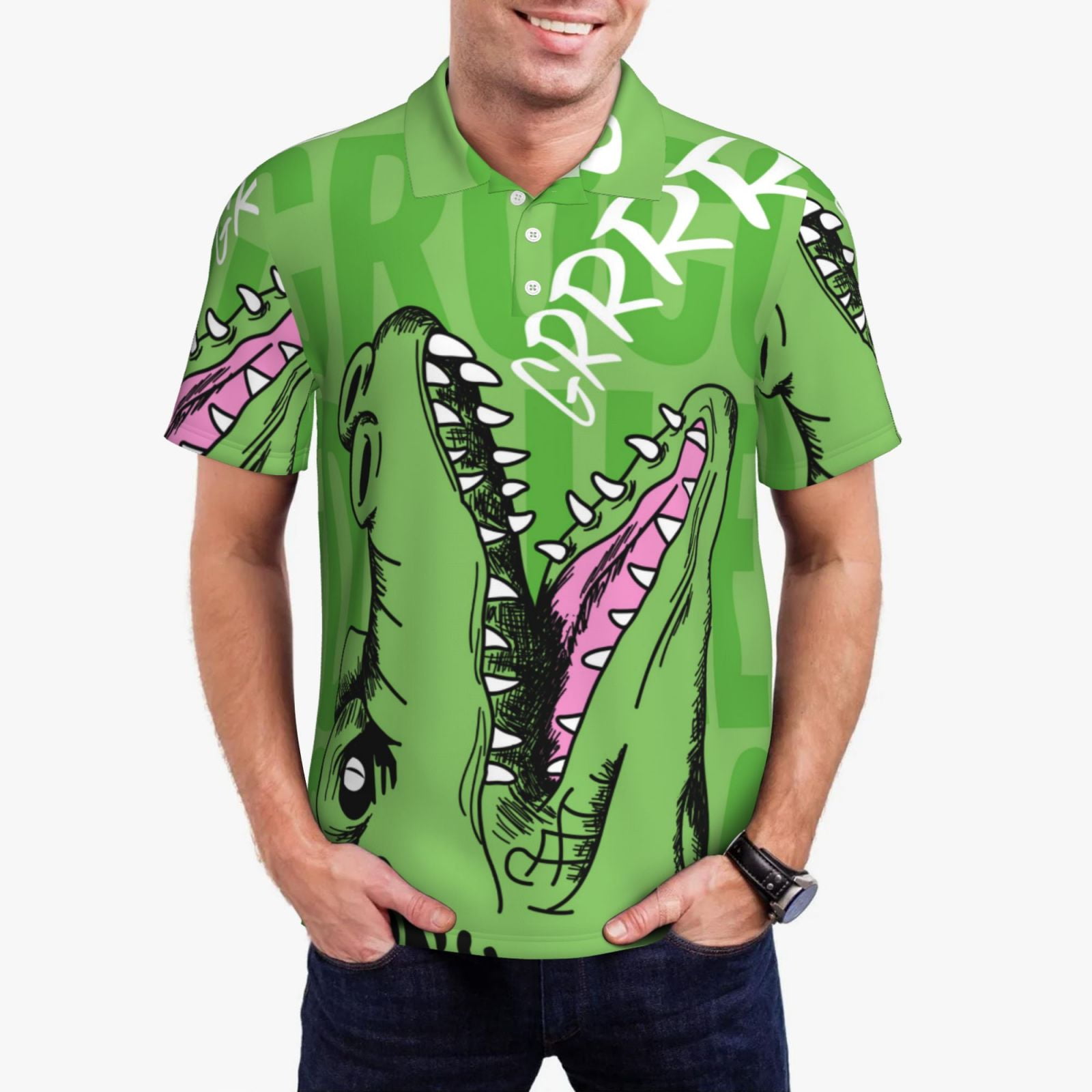 Coaee CROCODILE HEAD for Men's Polo Shirts Mens Polo Shirts Short ...