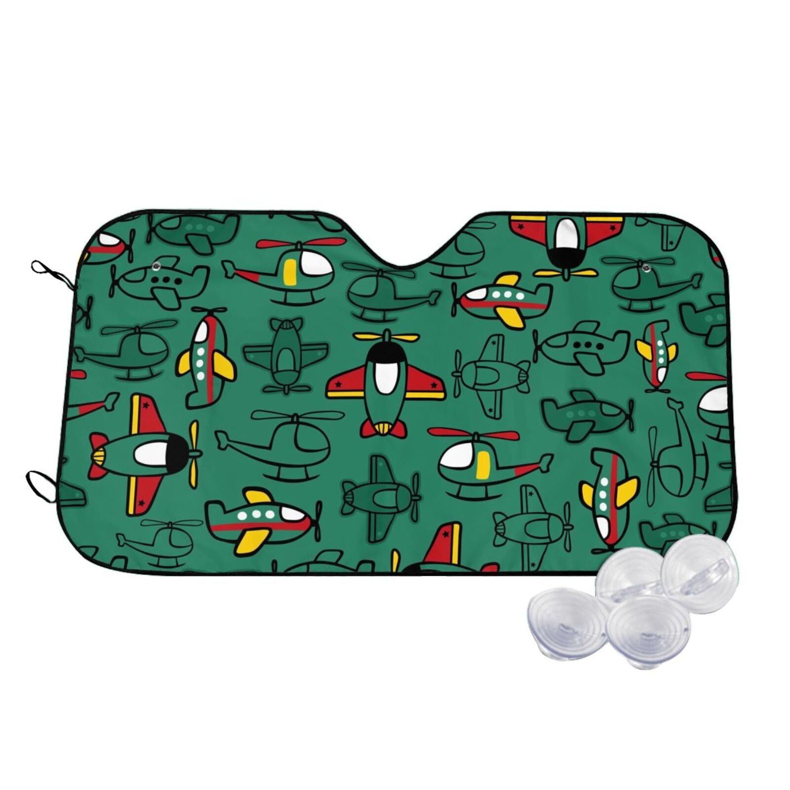 Coaee Cartoon Air Transportation Car Windshield Sunshade,Uv Rays Sun ...
