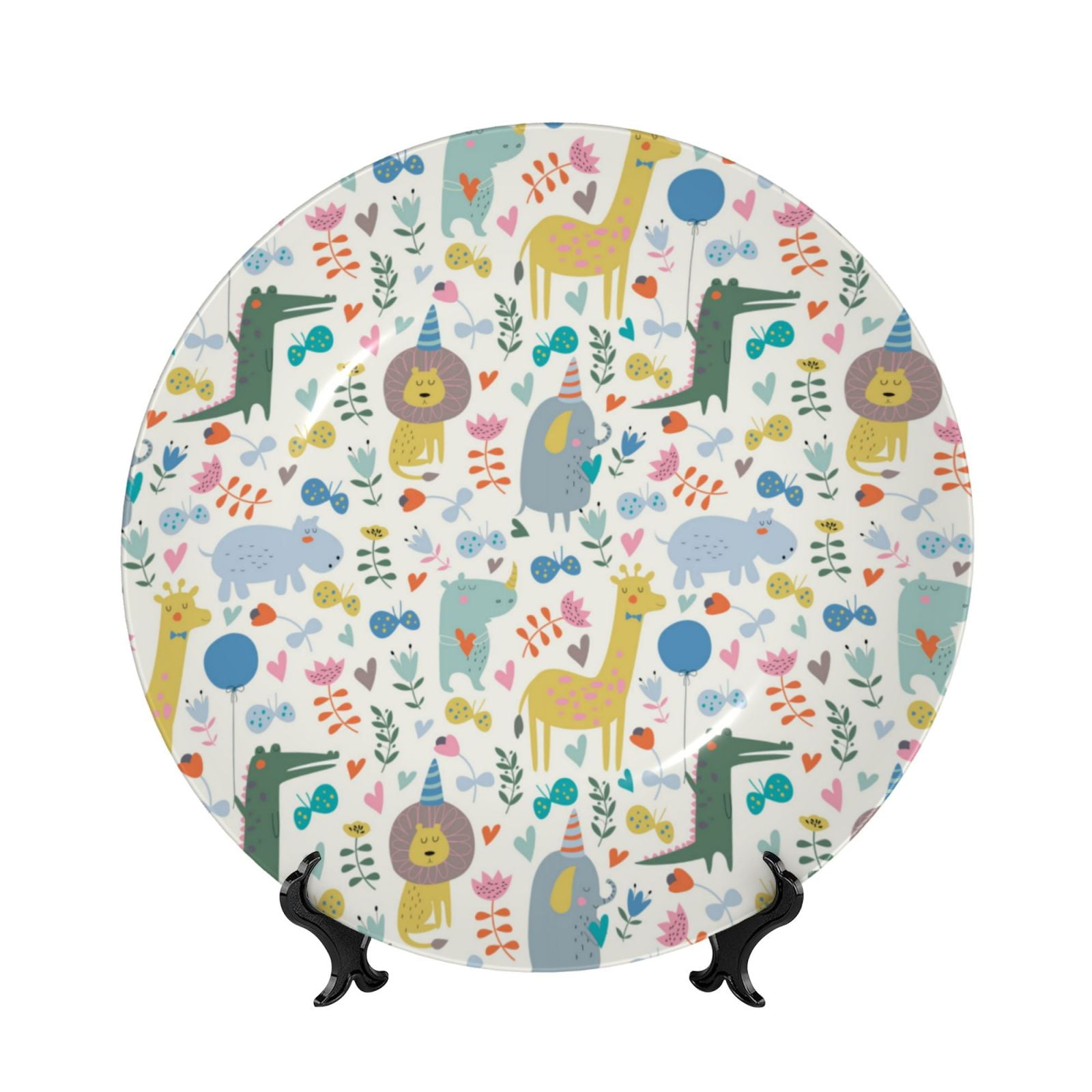 Coaee Cartoon Animals for Bone China Decorative Plate Decorative Plate ...