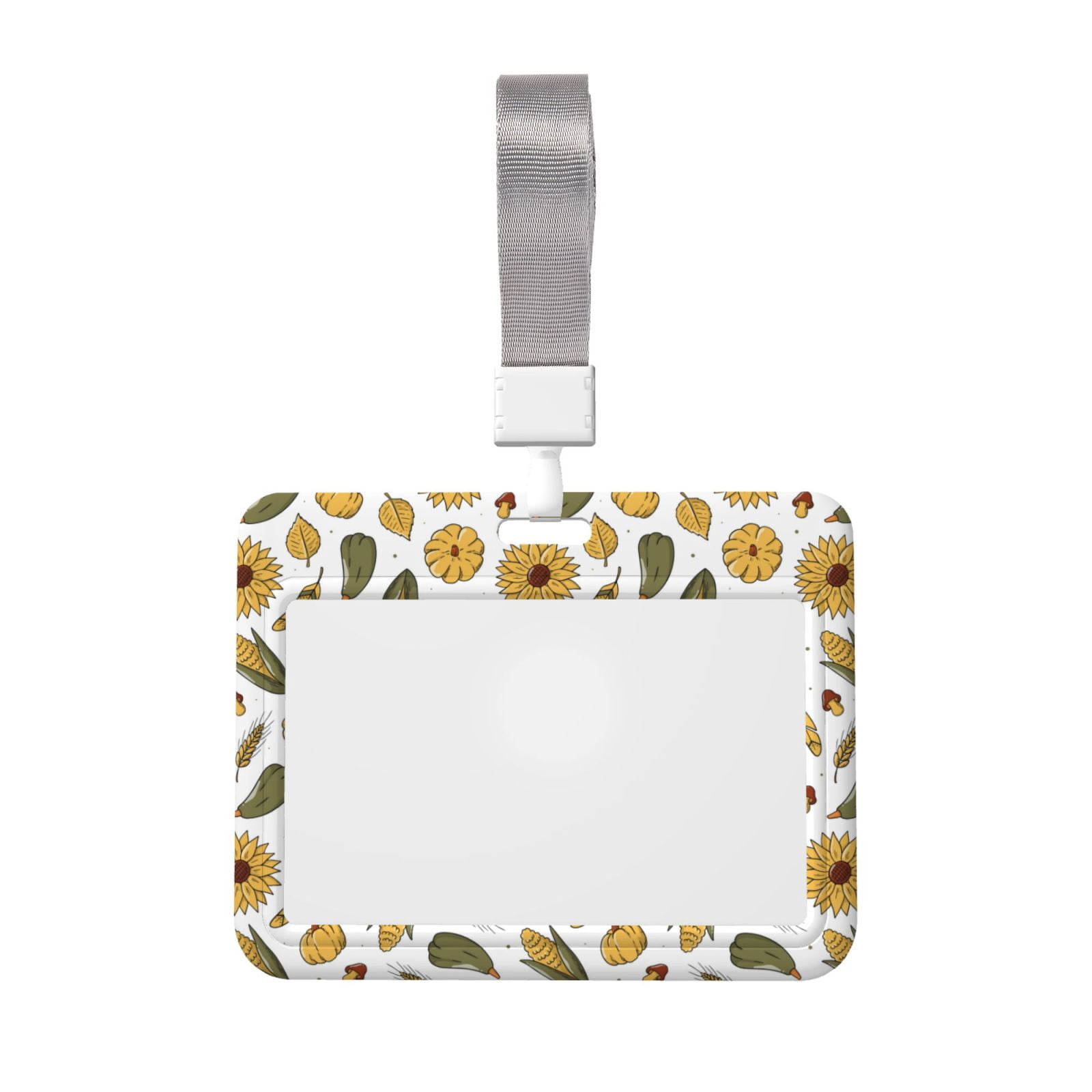 Coaee Cartoon Corn Pumpkin Sunflower for Card Badge Holder Soft ...