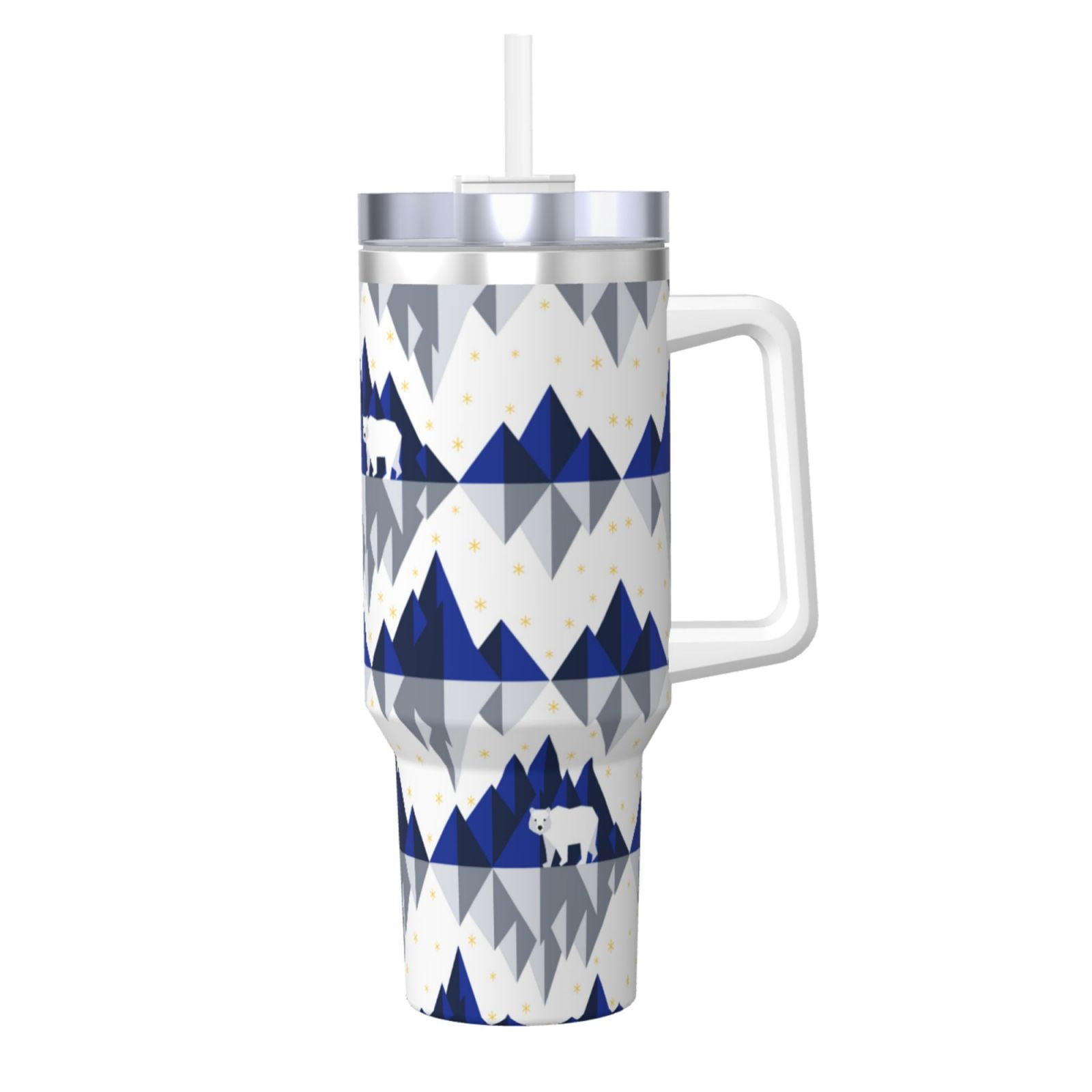 Coaee Cartoon Iceberg Polar Bear for 40oz Insulated Kettle Water Bottle ...