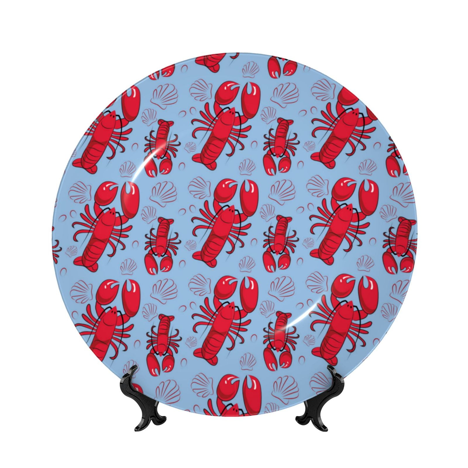 Coaee Cartoon Lobsters 2 for Bone China Decorative Plate Decorative ...