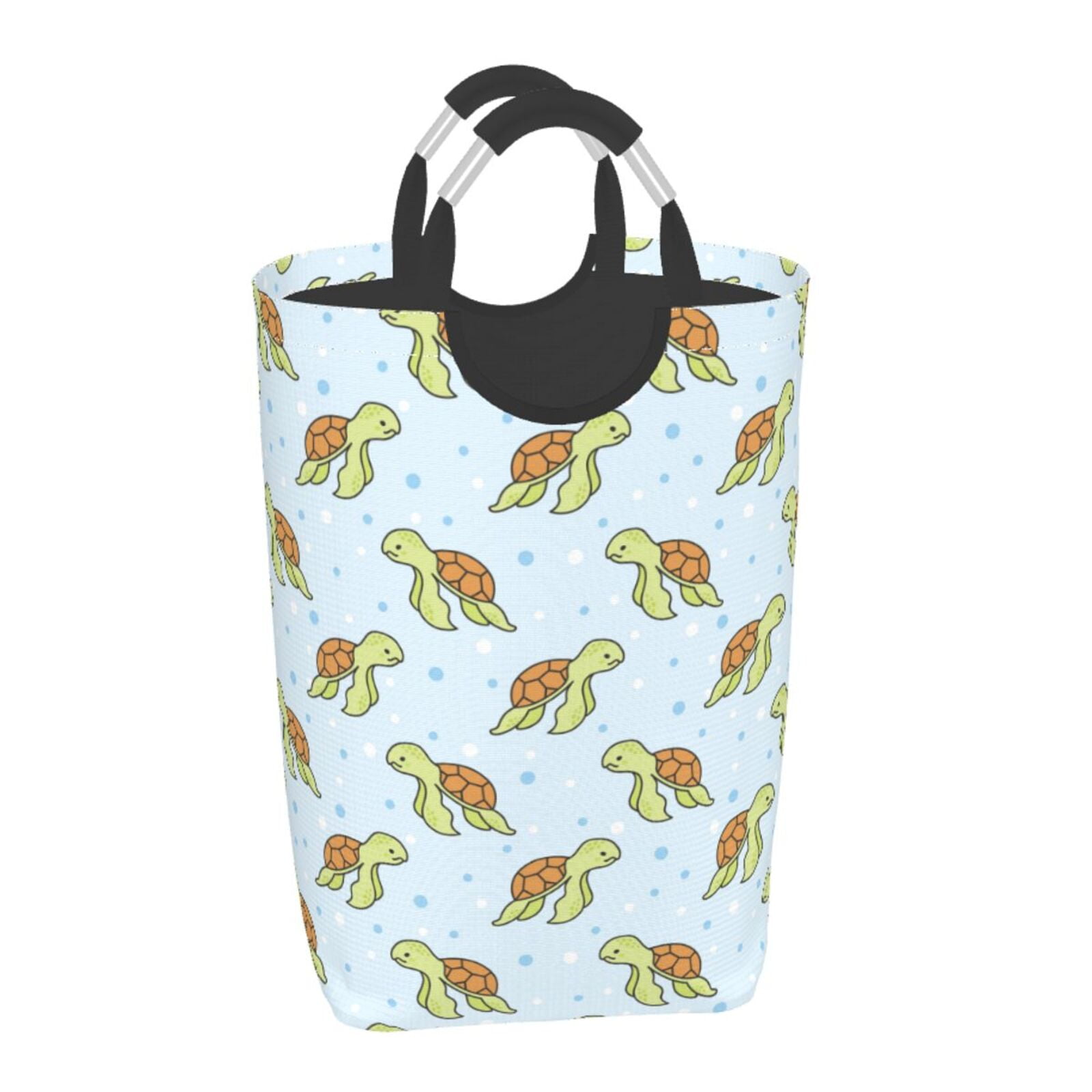Coaee Cartoon Sea Turtle for 50L Laundry Baskets with Handles ...