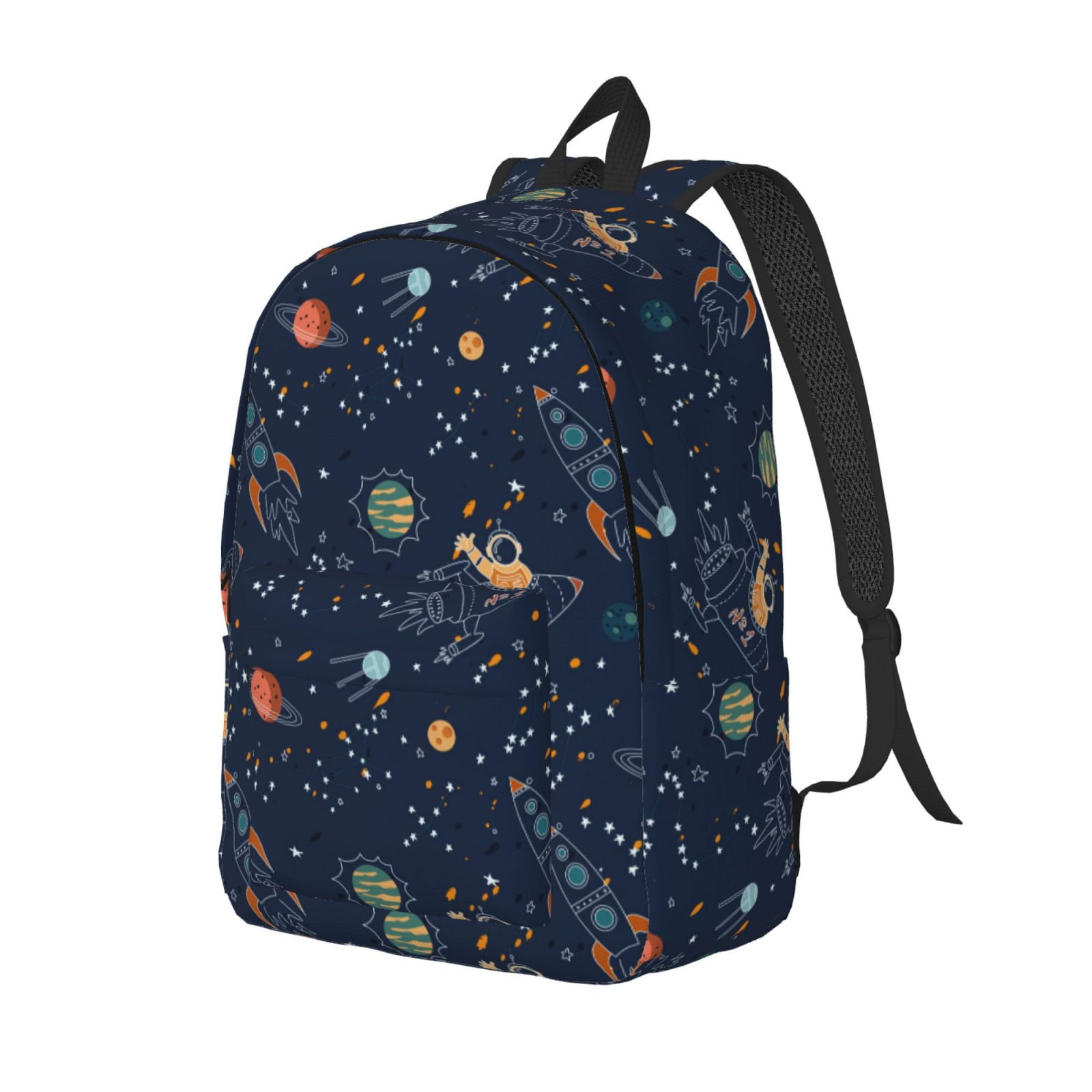 Coaee Cartoon Space Planets for Canvas Backpack for Hiking, Camping ...