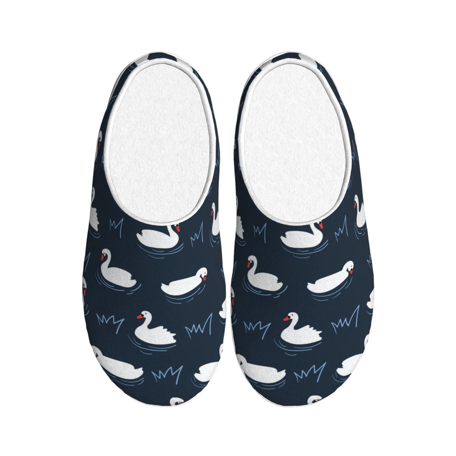 Coaee Cartoon Swan for Mens Slippers Indoor Slip On Shoes Slippers for ...