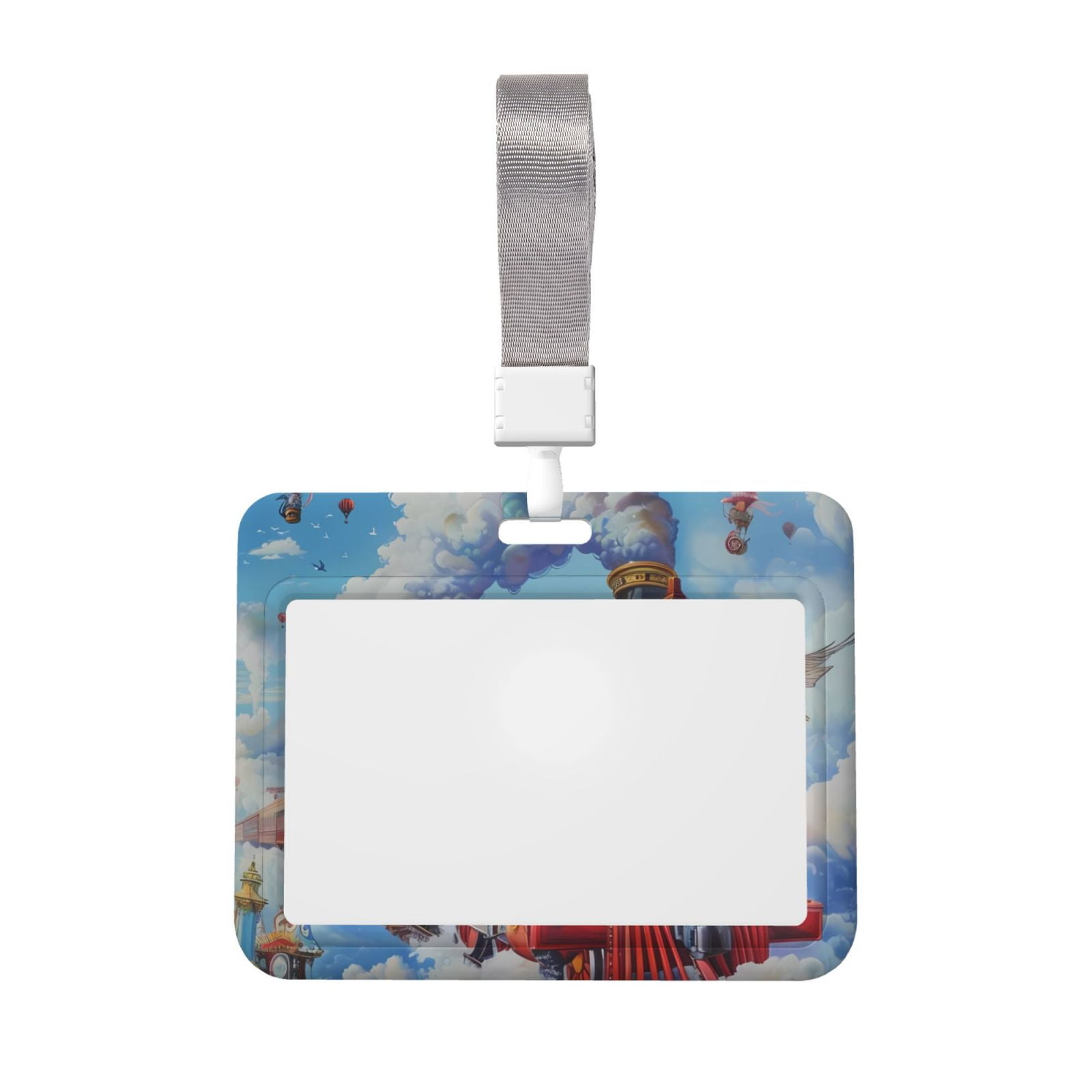Coaee Cartoon Train Hot Air Balloon for Card Badge Holder Soft ...