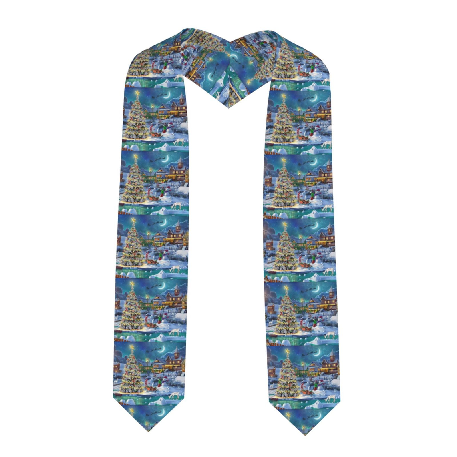 Coaee Christmas Tree Graduation Stole, Unisex, 72" Long Graduation ...