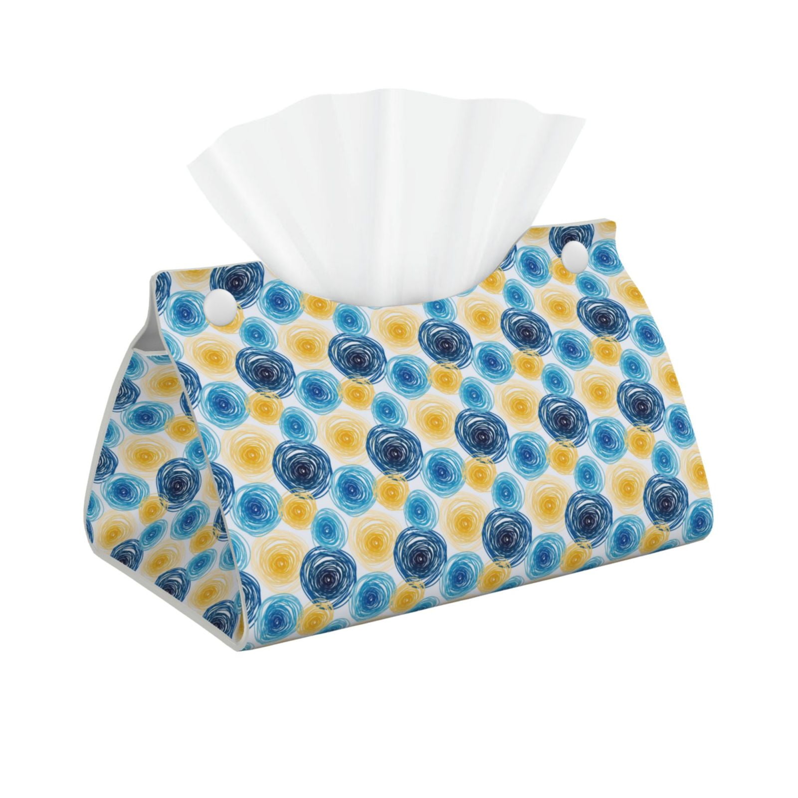 Coaee Circular for Large Tissue Box Cover Rectangular for Bathroom/Home ...