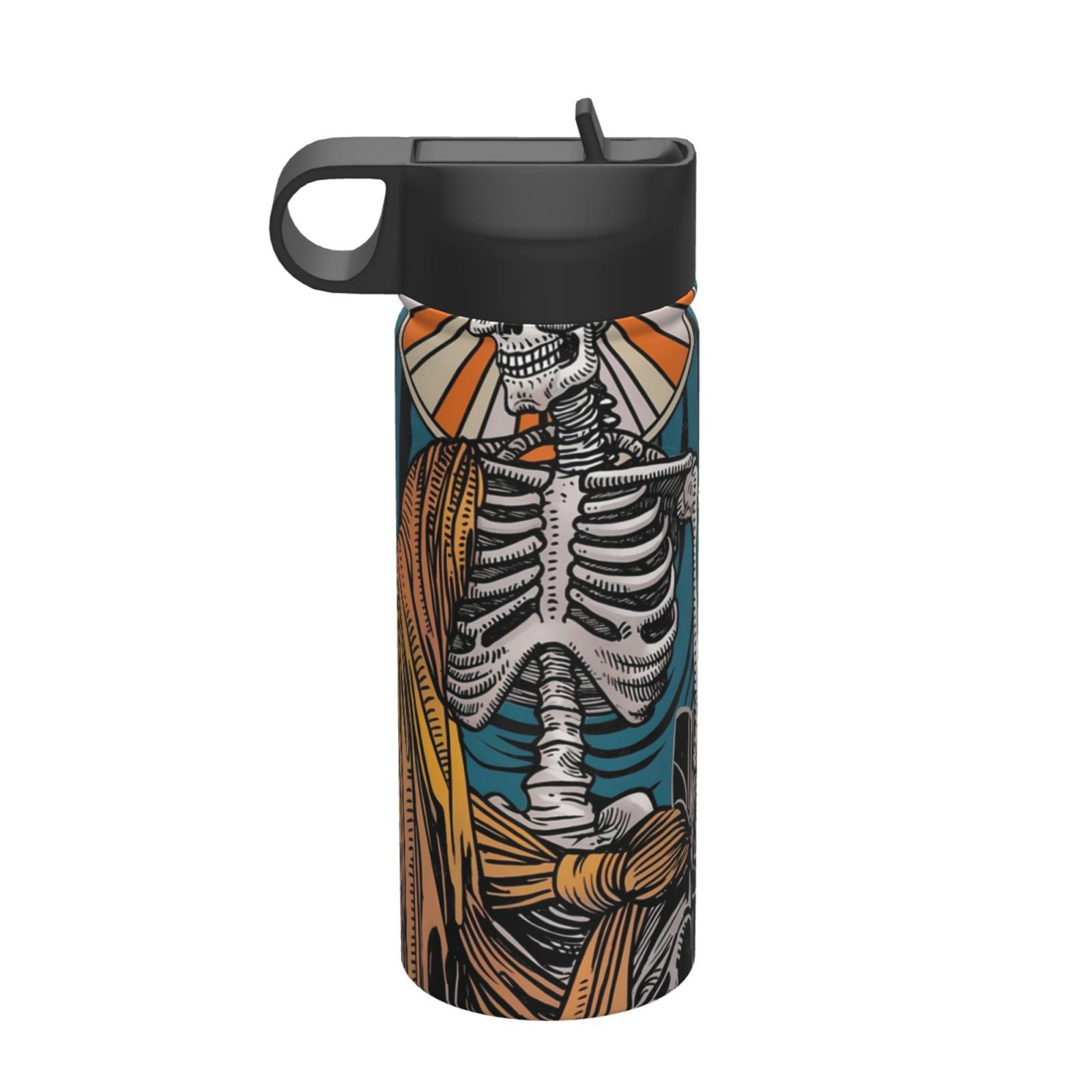 Coaee Coffee-Drinking Skull for 18oz Insulated Kettle With Straw ...
