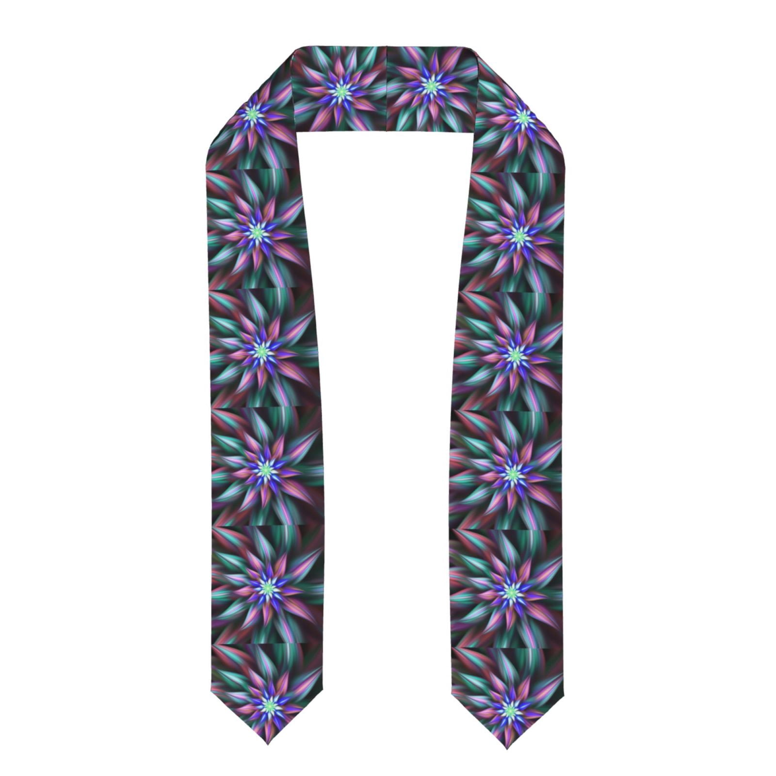 Coaee Colored Abstract Graduation Stole, Unisex, 72" Long Graduation ...