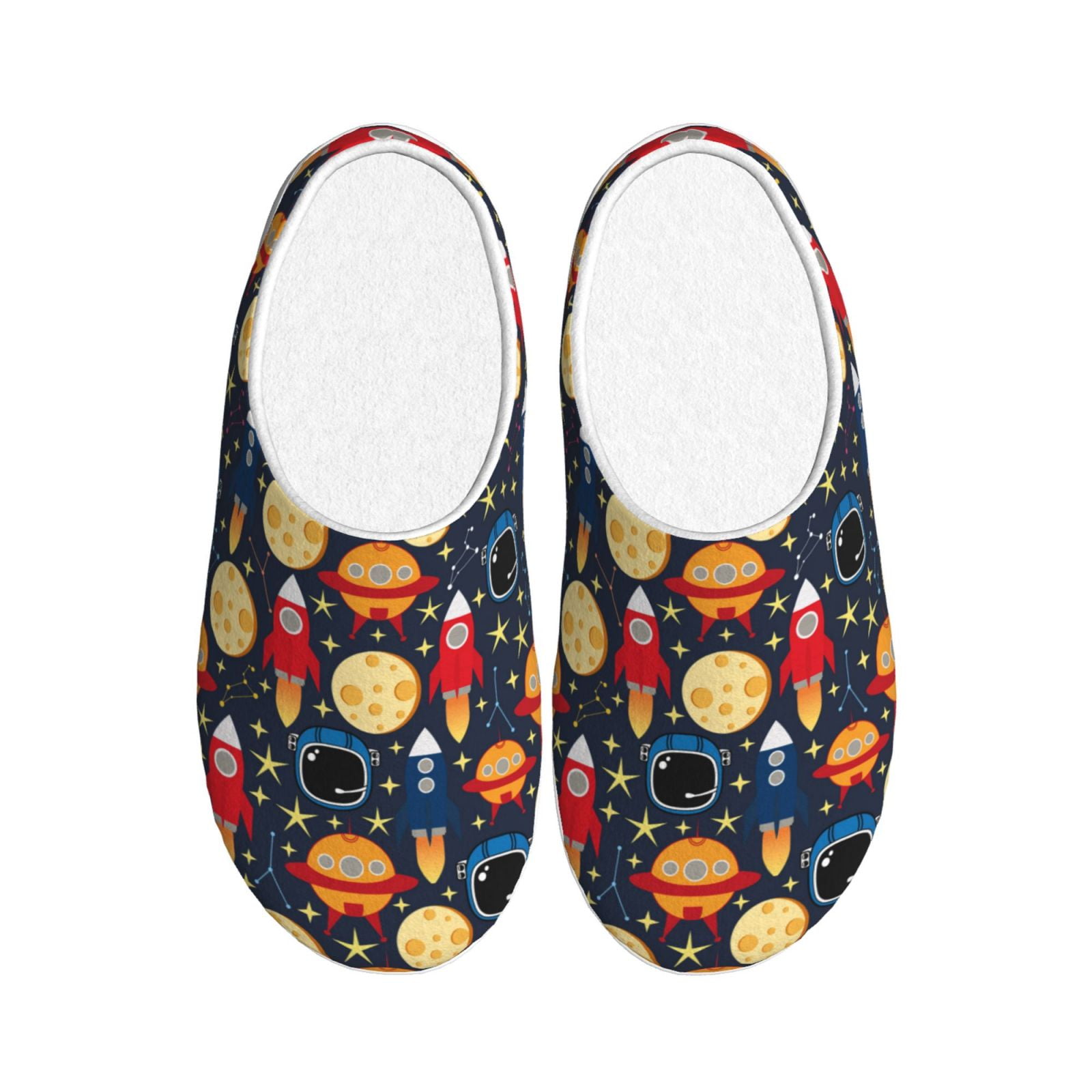 Coaee Colorful Astronomy for Mens Slippers Indoor Slip On Shoes ...