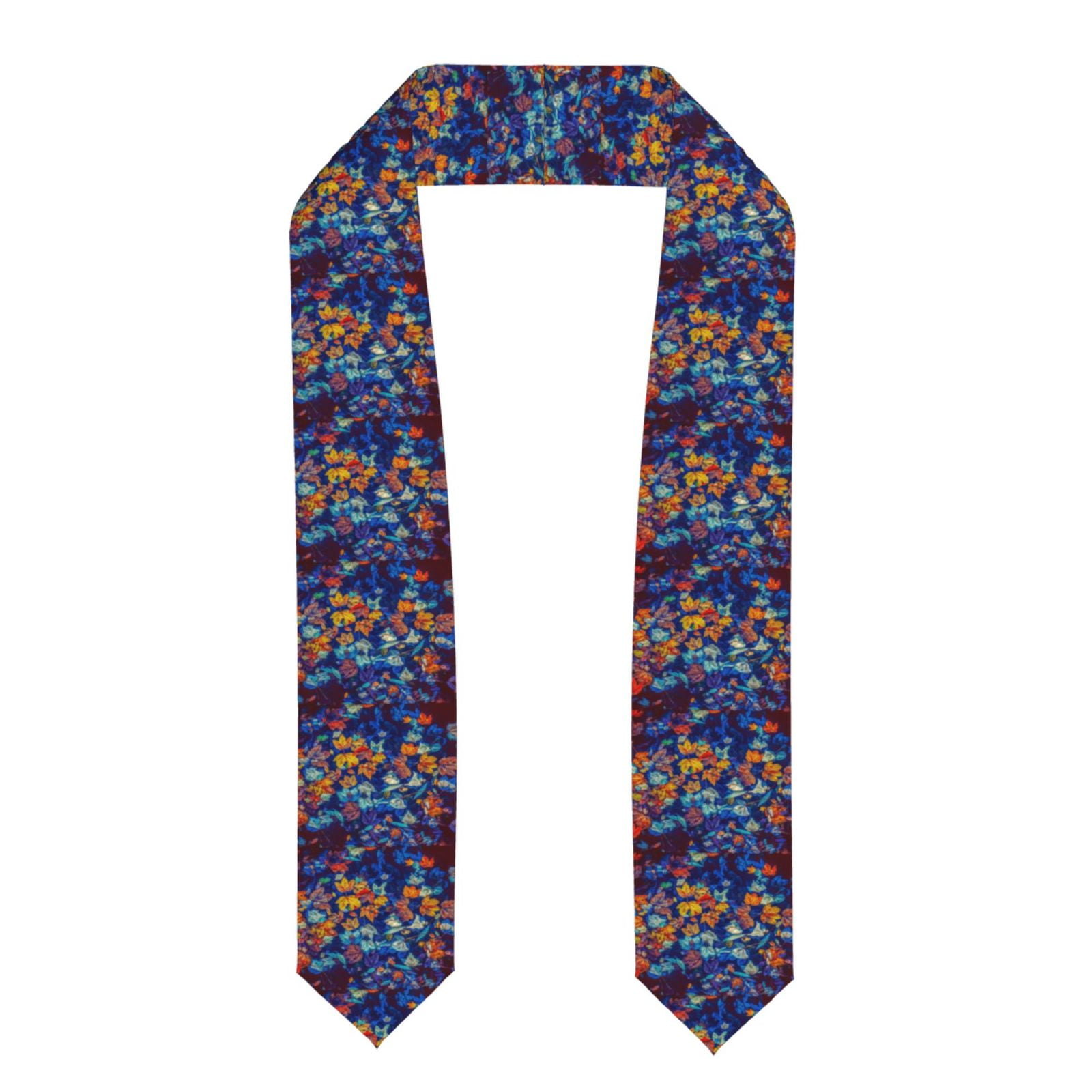 Coaee Colorful Fall Leaves Graduation Stole, Unisex, 72" Long ...