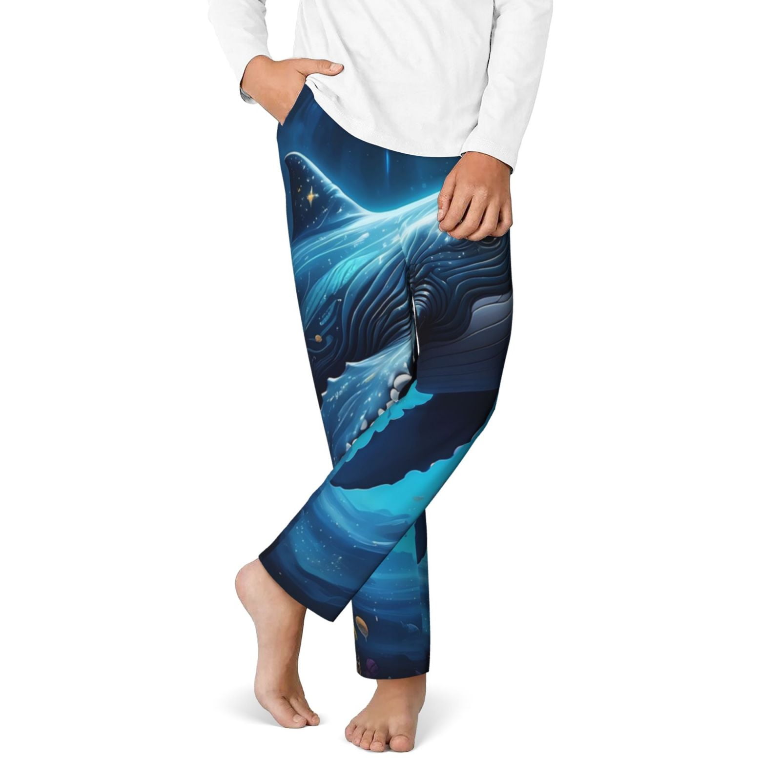 Coaee Colorful Ocean Whale for Teen lounge pants Comfortable Lounge ...