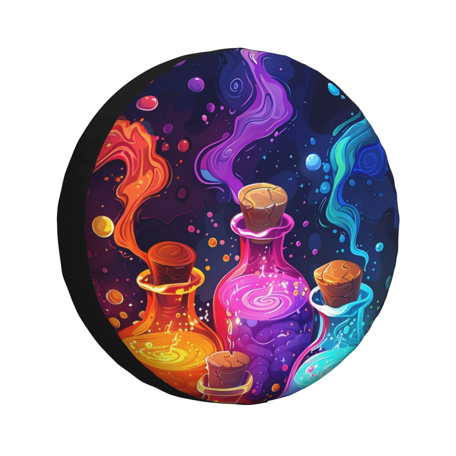 Coaee Colorful Potion Bottles Magic for Tire Cover,Car Tire Tust Cover ...