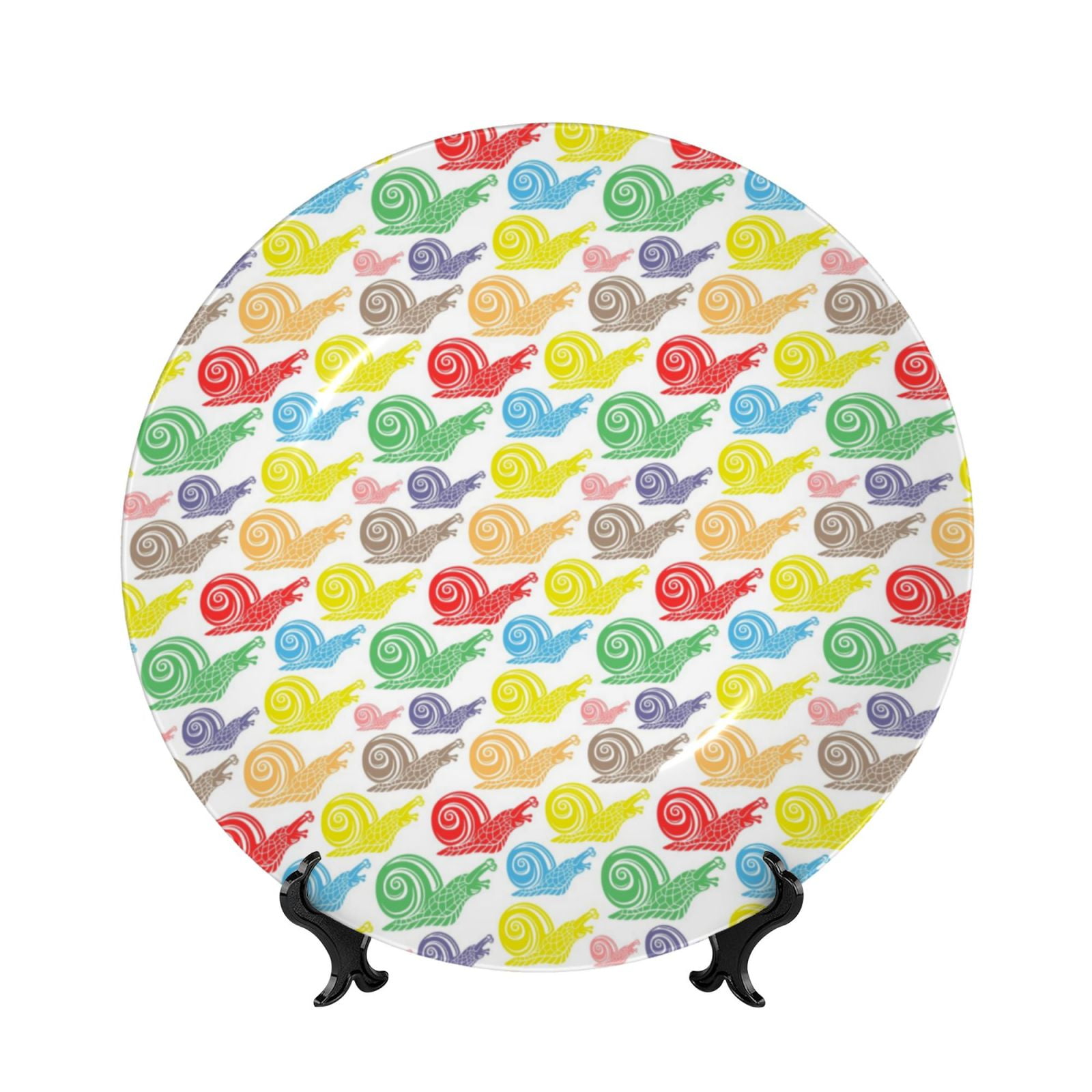 Coaee Colorful Snails for Bone China Decorative Plate Decorative Plate ...