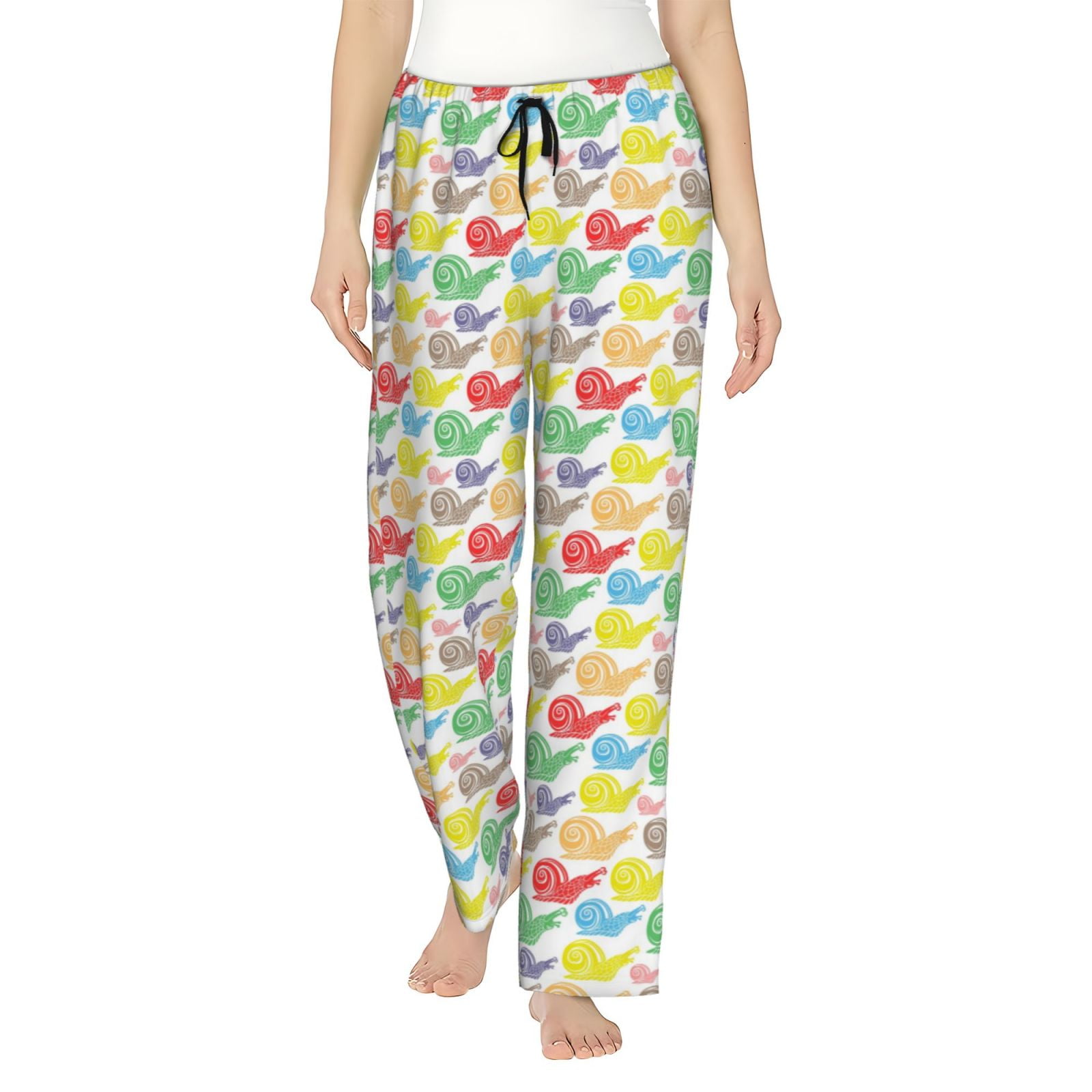 Coaee Colorful Snails for Women's Pajama Pants Pj Pants Comfy ...