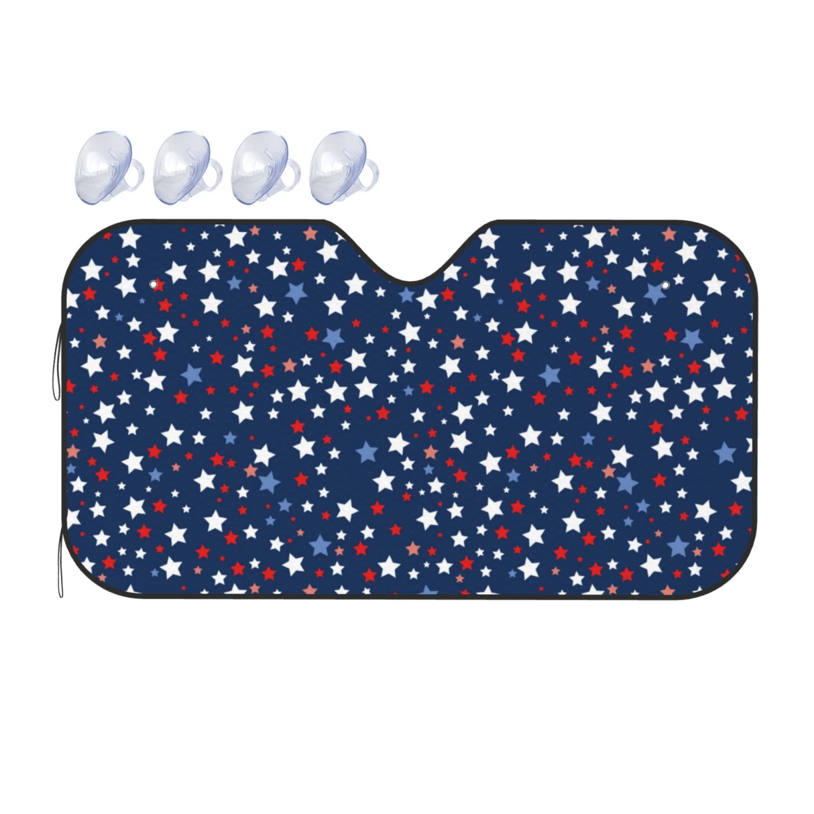 Coaee Colorful Stars for Car Sunshade Windshield Sun Shade Reflect UV ...