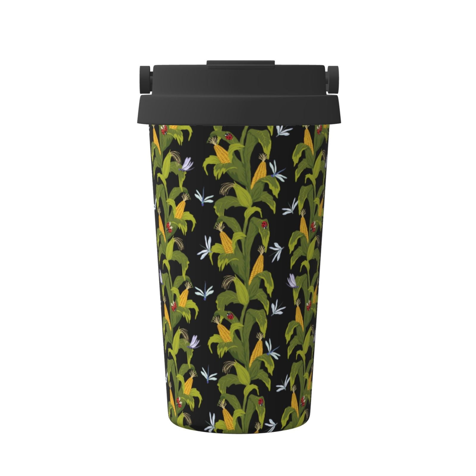 Coaee Corn And Dragonflies for Carry Insulated Coffee Mug Insulated ...