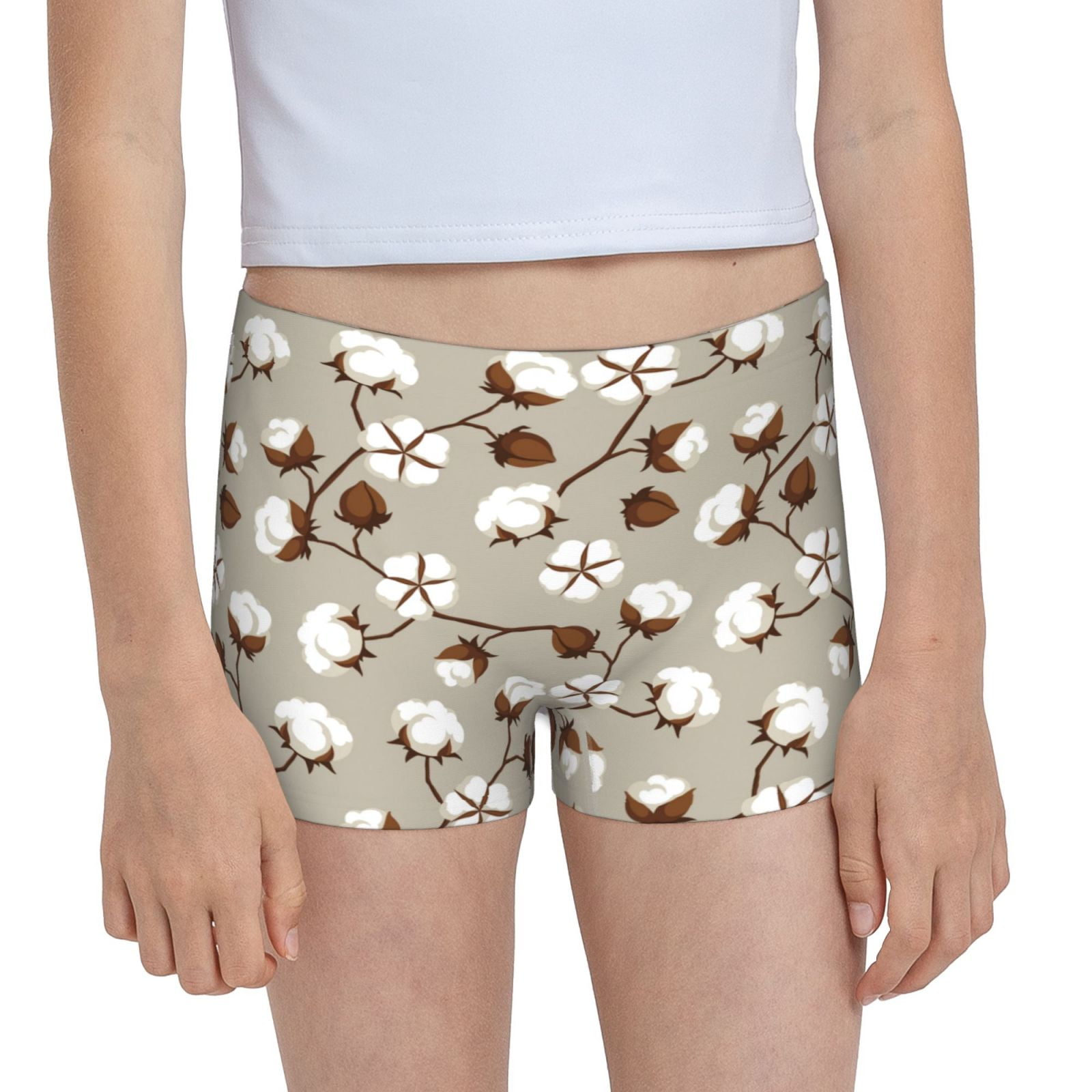 Coaee Cotton Tree for Girl's Cotton Boxer Briefs Soft and Breathable ...