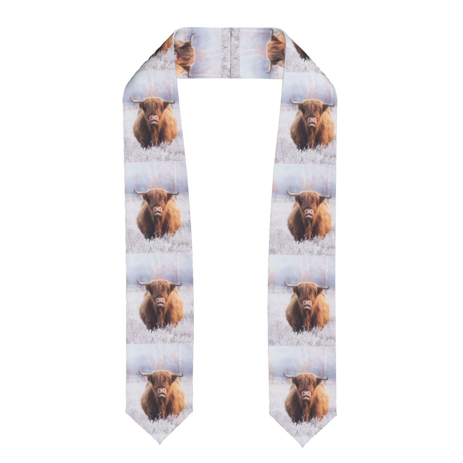 Coaee Cow Graduation Stole, Unisex, 72" Long Graduation Stole ...