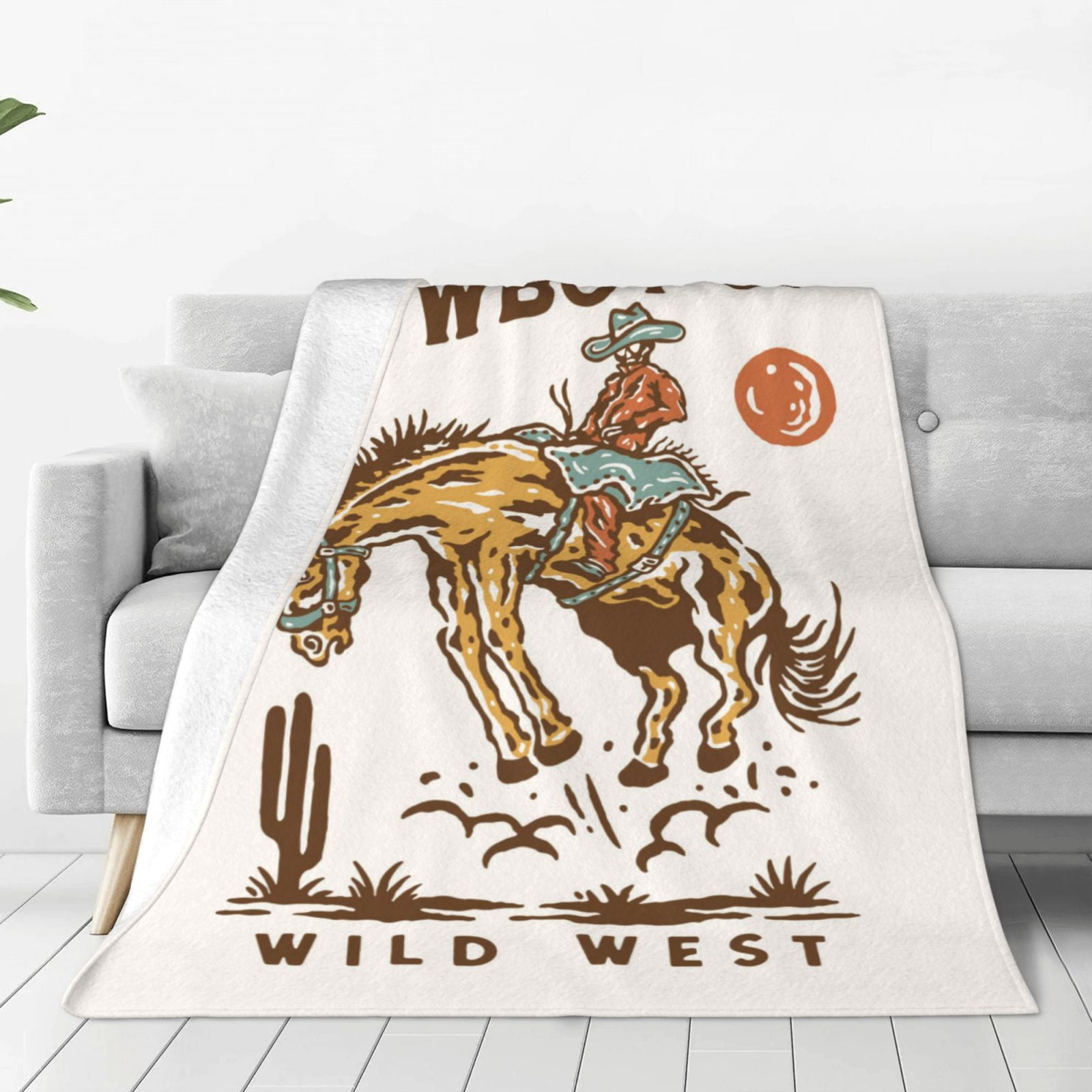 Coaee Cowboy Up Vintage Wild West for Ultra-Soft Micro Fleece Blanket ...