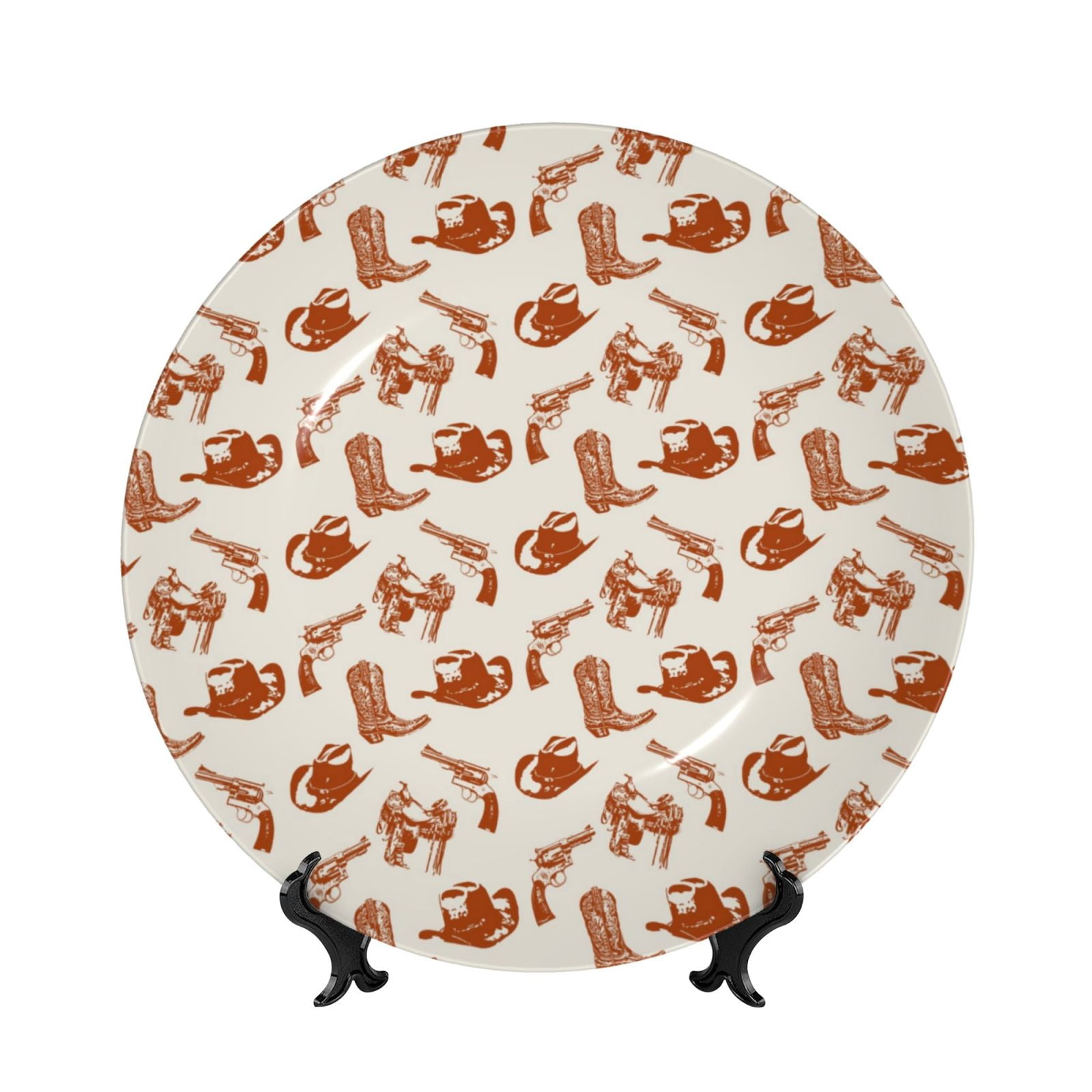 Coaee Cowboy Western for Bone China Decorative Plate Decorative Plate ...